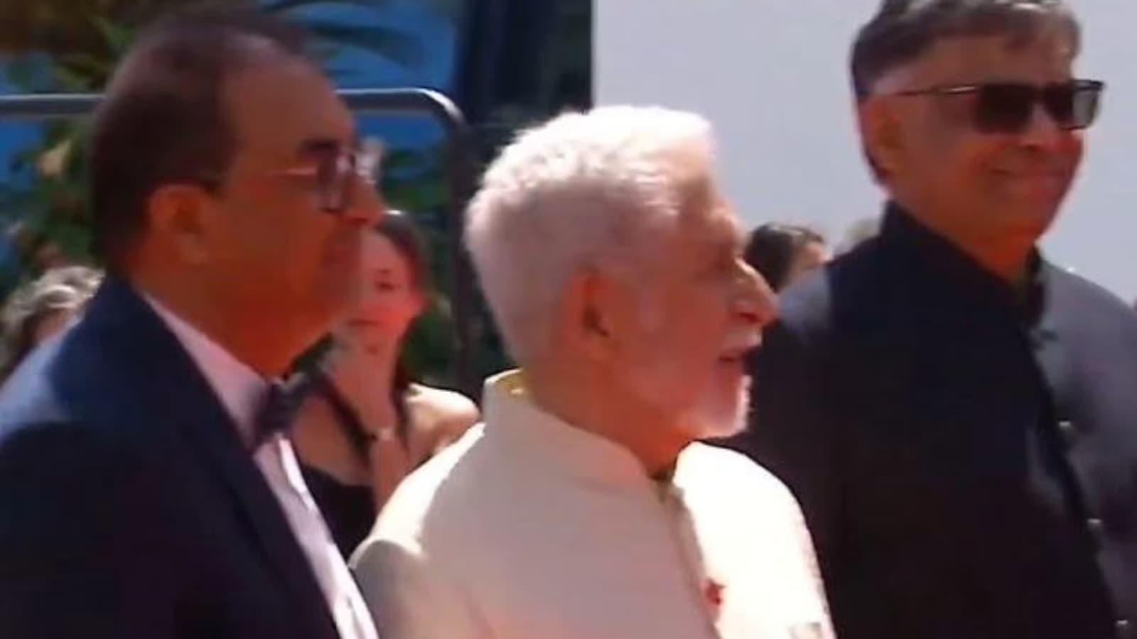 Naseeruddin Shah, Prateik Babbar, Amul MD Jayen Mehta walk Cannes red ...