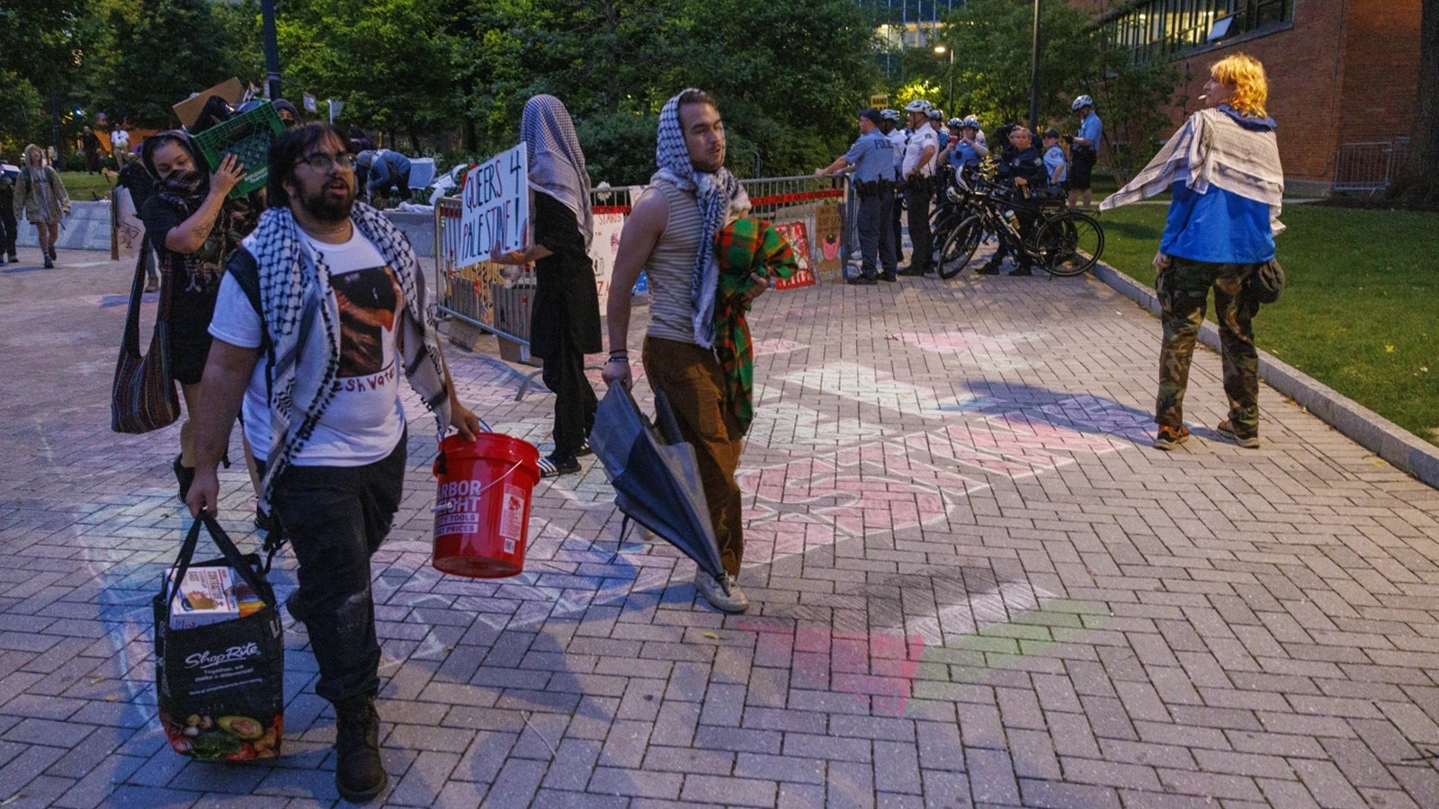 Pro-Palestinian protesters leave after Drexel University decides to ...