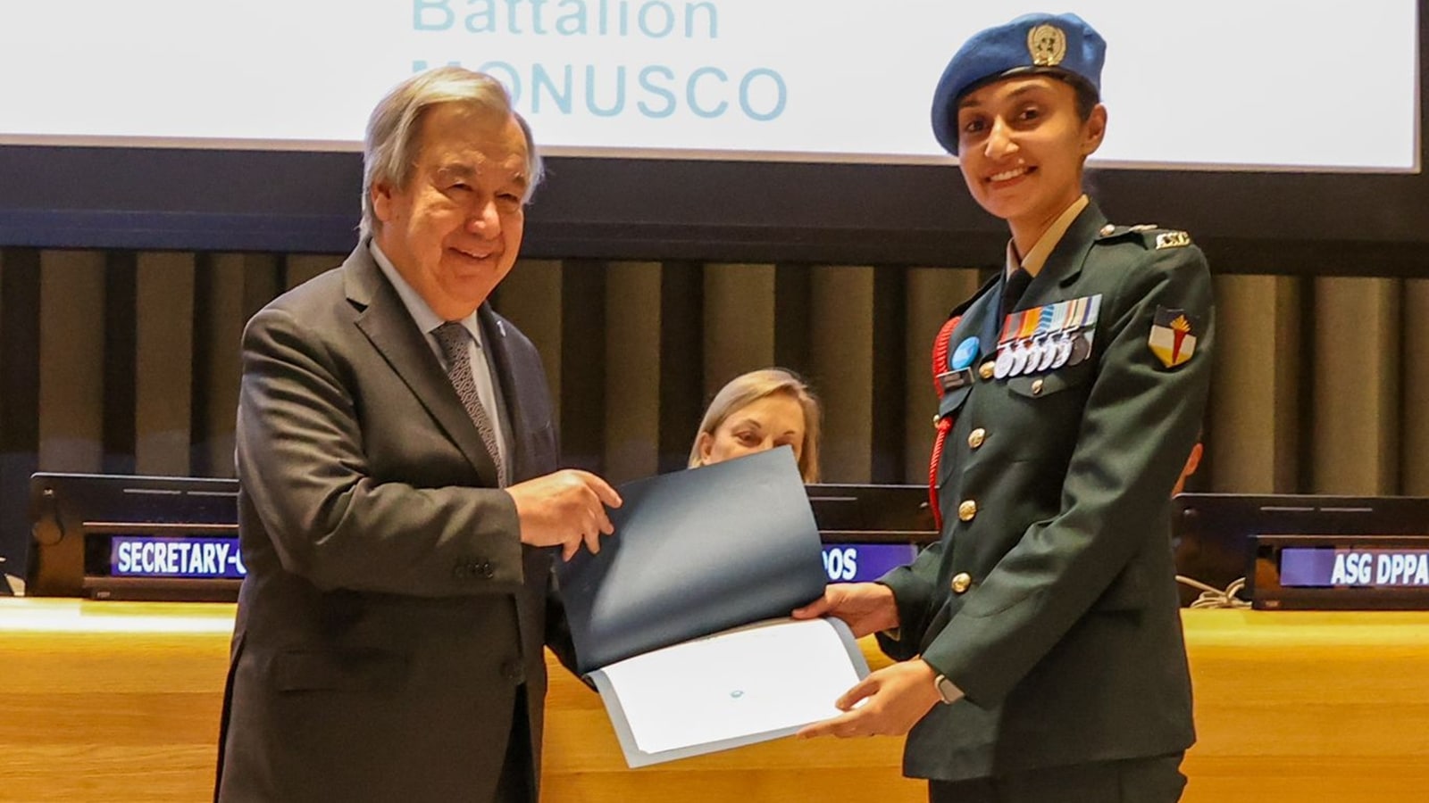 Major Radhika Sen receives prestigious 2023 UN Military Gender Advocate ...