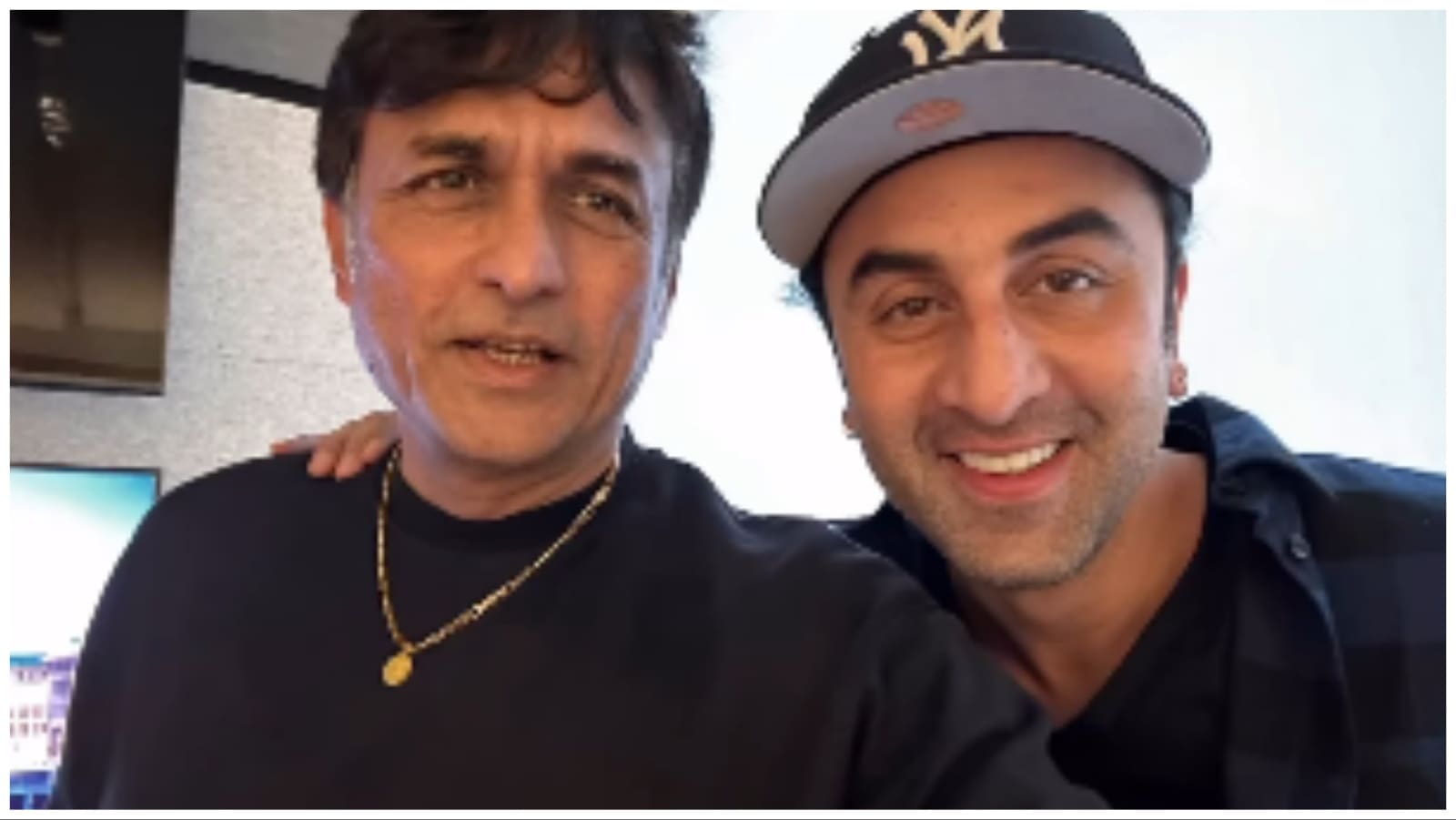 Ranbir Kapoor poses with Ramayan co-star Ajinkya Deo, shares photo ...