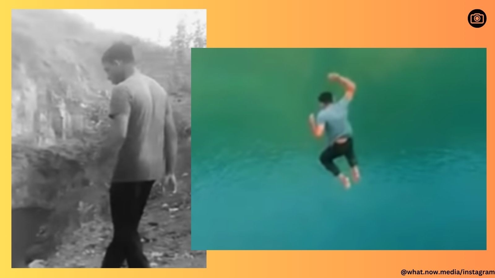 Jharkhand teen dares 100 ft dive into lake to film Instagram reel ...