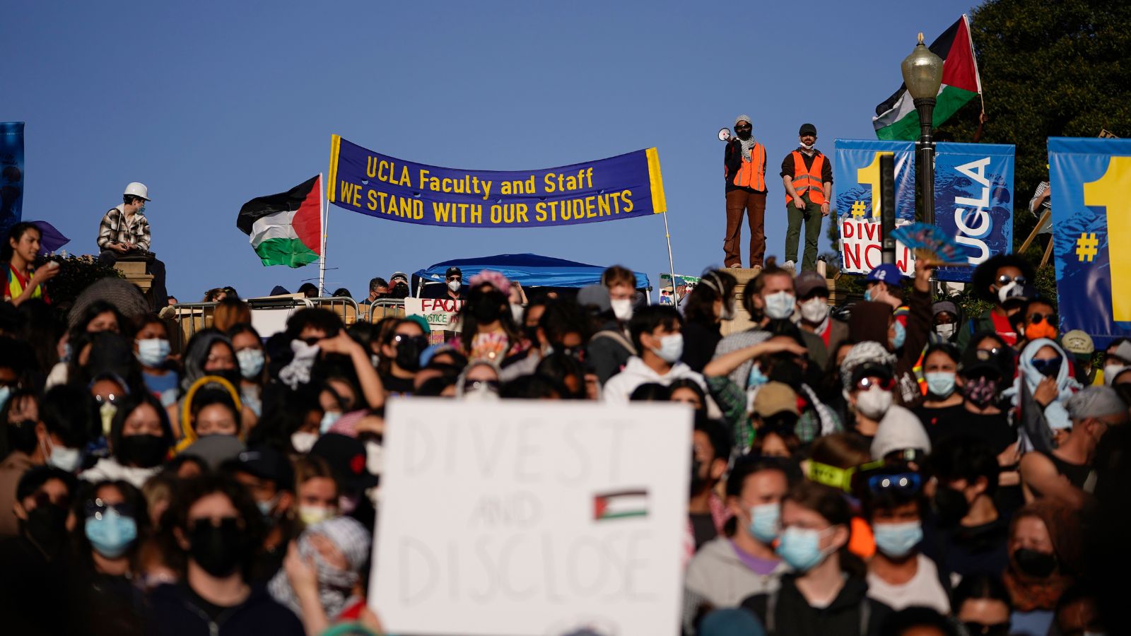 Tension grows as clashes erupt on UCLA campus: What we know so far ...