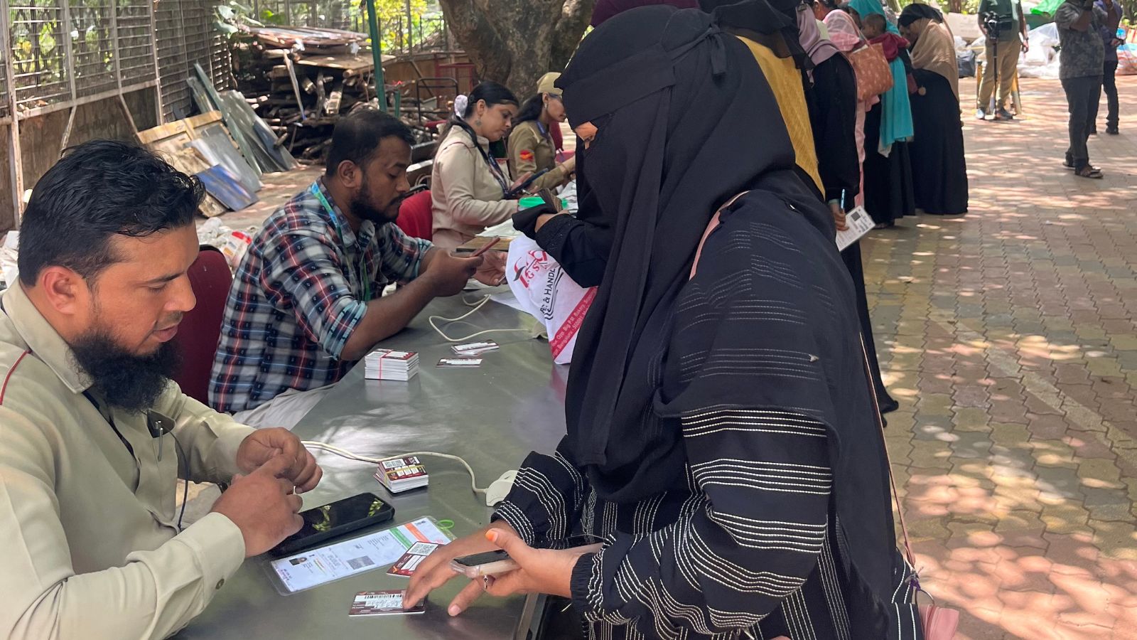 Women queue up at Bengaluru GPO to get 'Rs 8,000 every month'