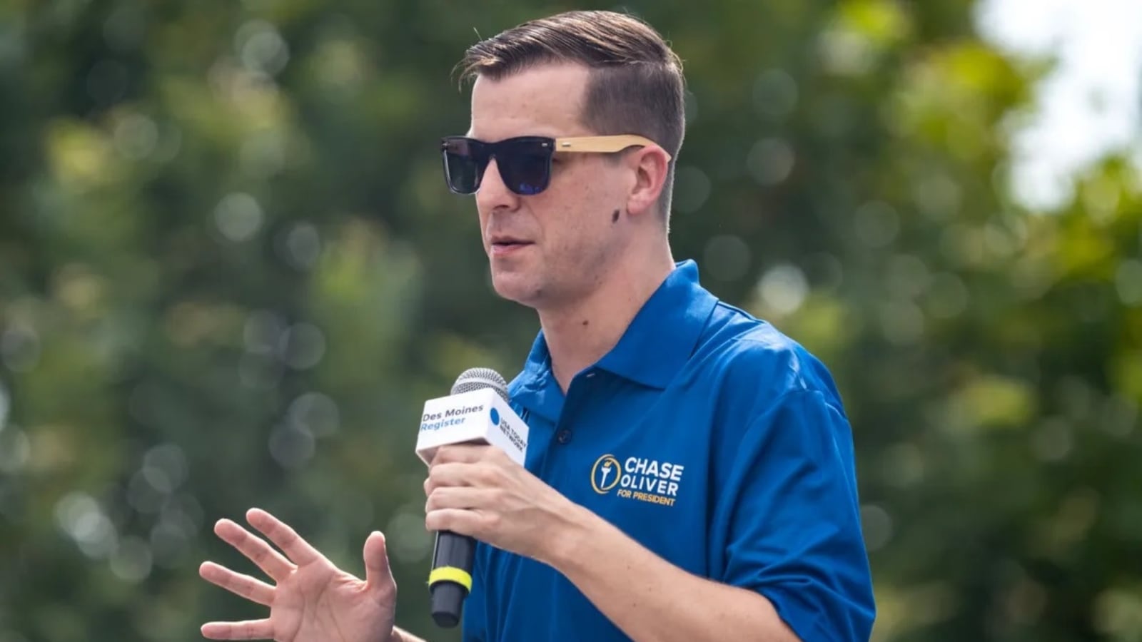 Libertarians skip over Trump and RFK Jr. for Chase Oliver | World News ...