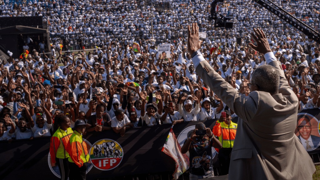 South Africa’s main opposition party rallies support as it concludes ...