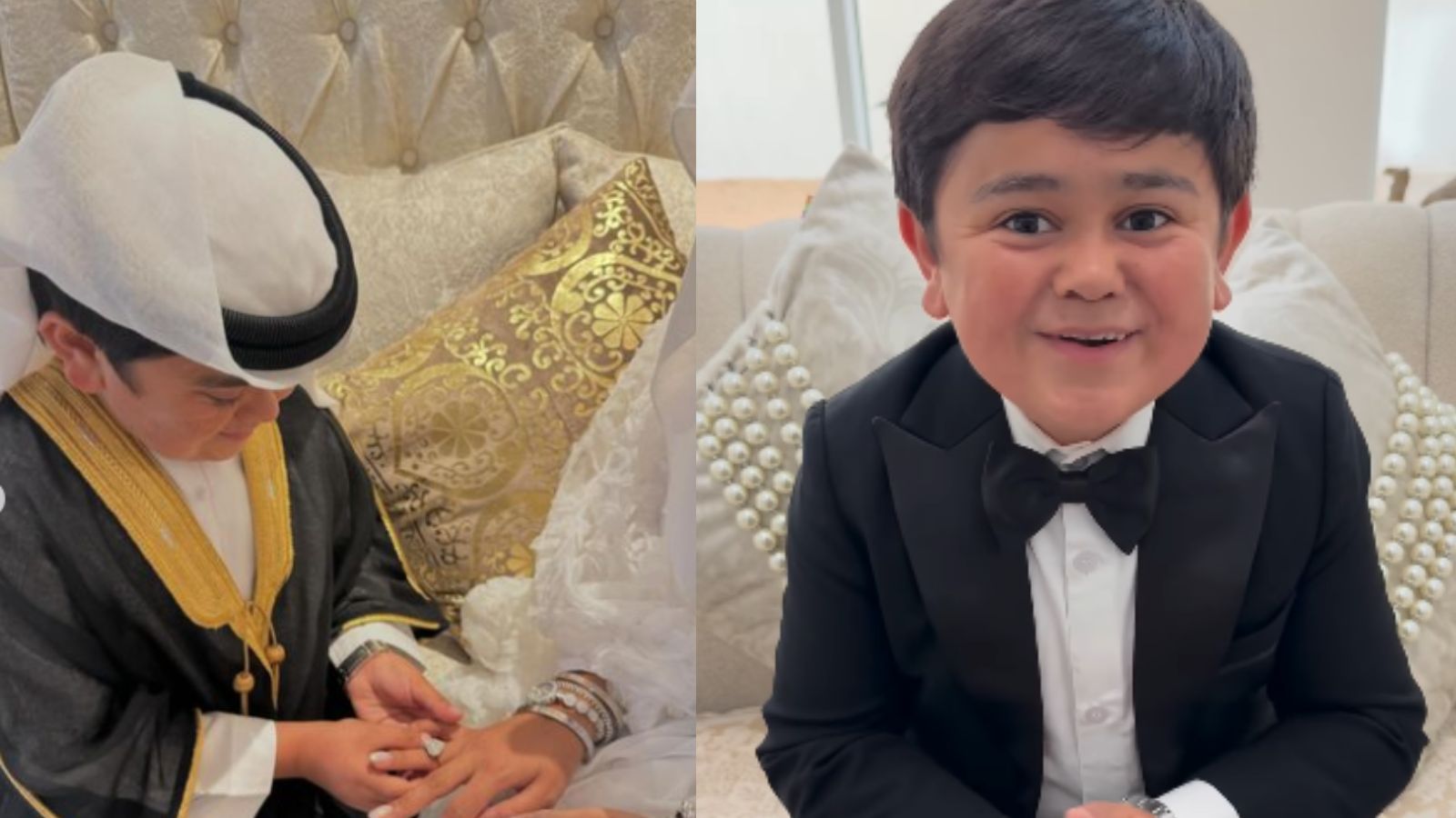 Abdu Rozik shares engagement pictures with fiancé Amira; says Salman ...