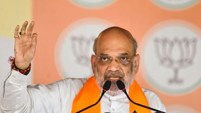 Amit Shah on Delhi CM’s ‘retirement’ attack on PM: Kejriwal needn’t feel happy about Modi ...