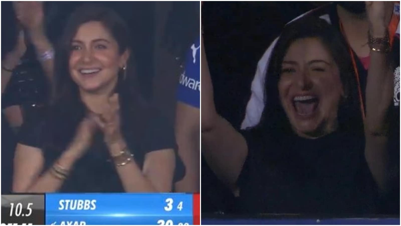 ‘Cheerleader’ Anushka Sharma folds hands in gratitude as Virat Kohli, RCB claim victory over DC ...