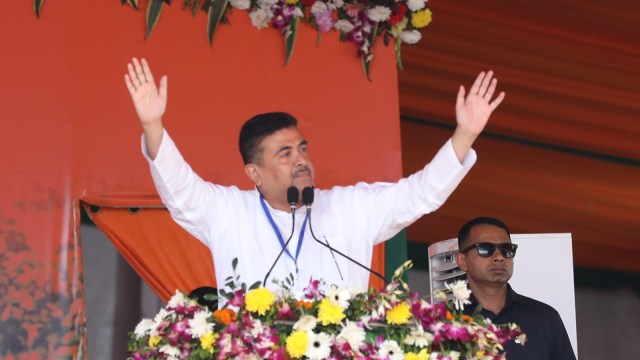 Opposition Leader Suvendu Adhikari to move Calcutta High Court today against police raid ...