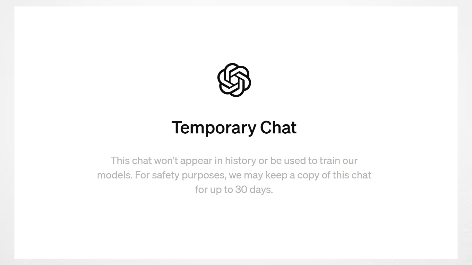 What is temporary chat on ChatGPT and how to use it? | Technology News - The Indian Express