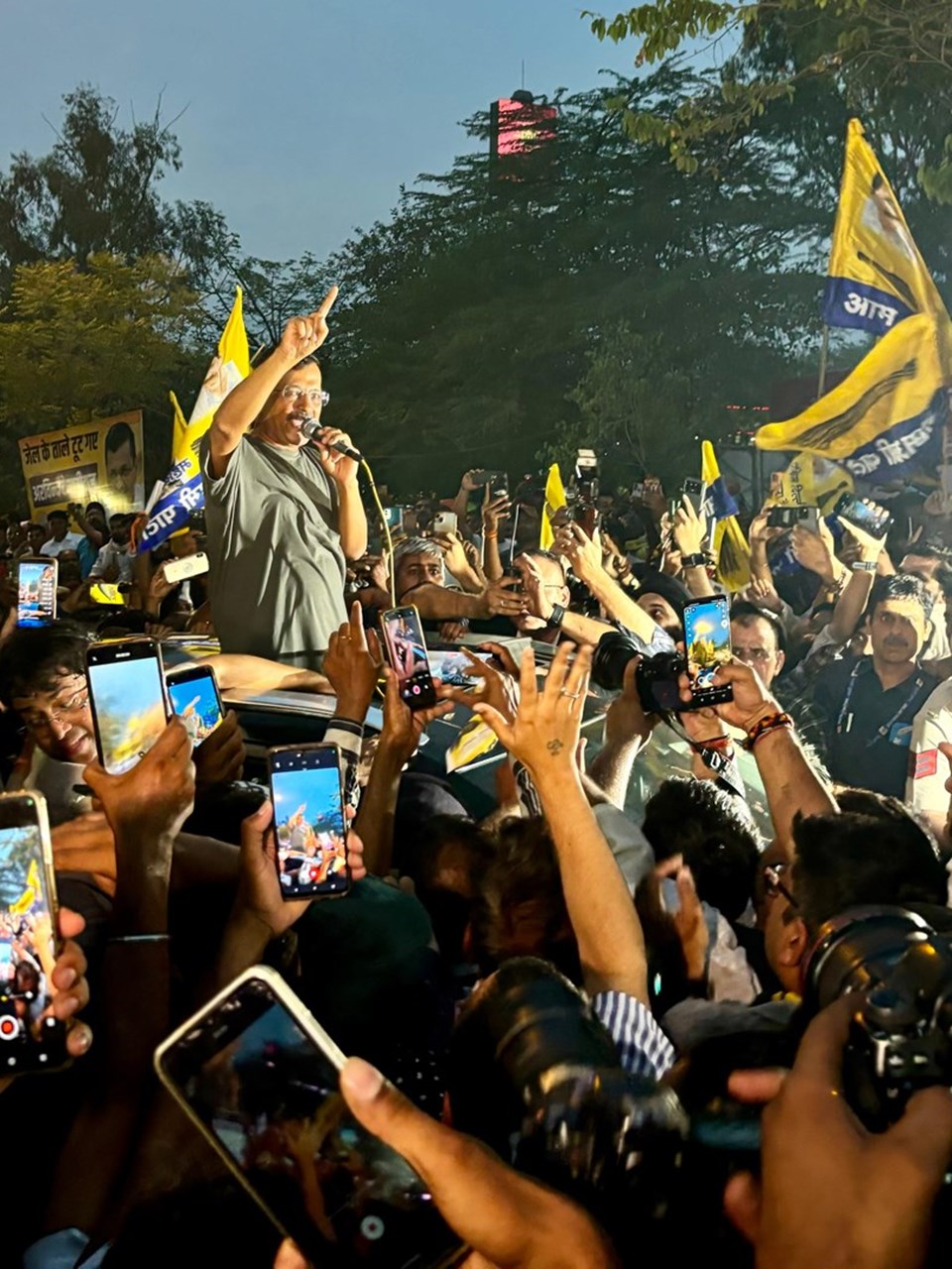 Arvind Kejriwal gets interim bail for 21 days ahead of polling in Delhi Arvind Kejriwal gets interim bail for 21 days ahead of polling in Delhi