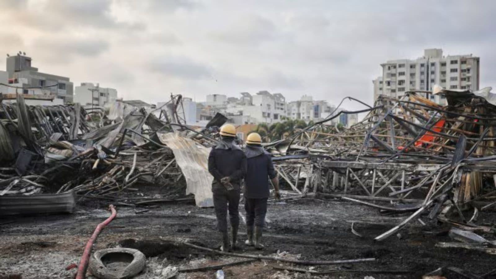 Rajkot Fire Highlights: ‘Flame from the welding work fell on the material that led to the fire ...