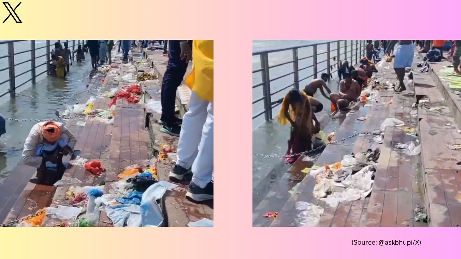Viral video shows piles of plastic waste at Har Ki Pauri in Haridwar ...