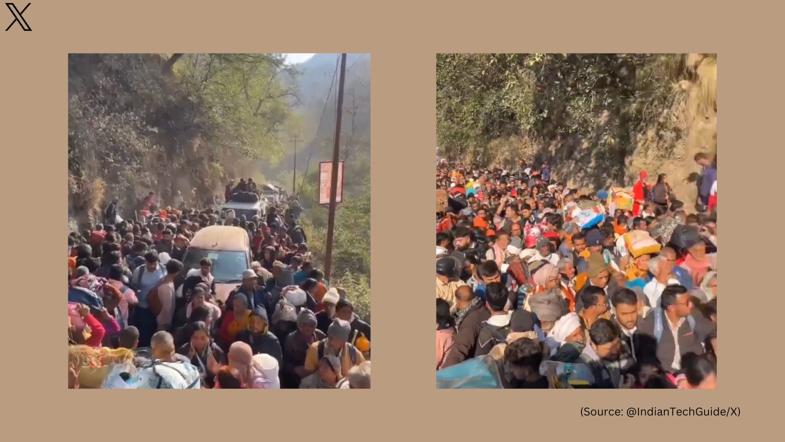 Thousands of pilgrims flock to Kedarnath, get stranded near Sitapur ...