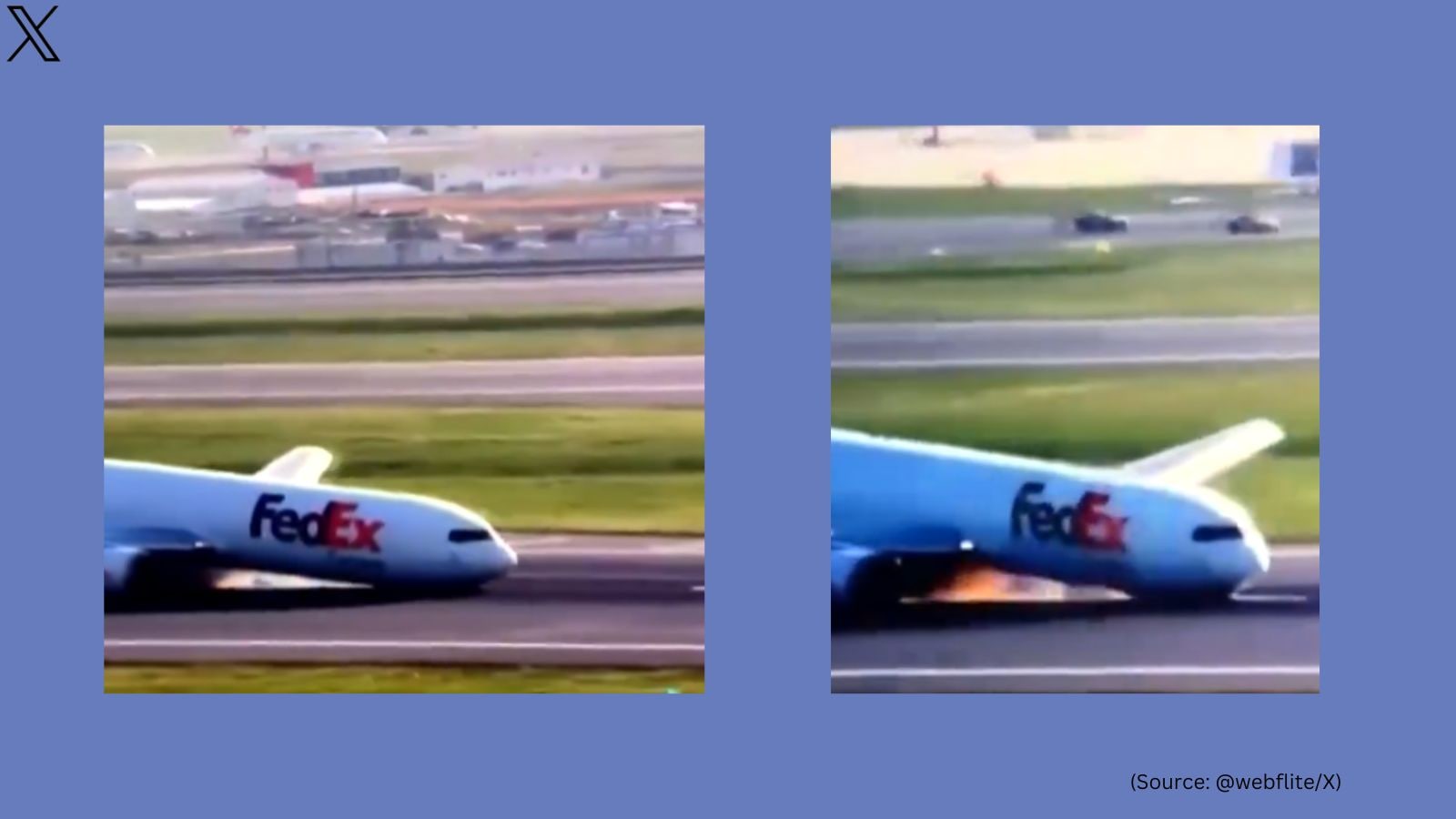 Boeing cargo plane smashes nose into runway in Istanbul after front ...