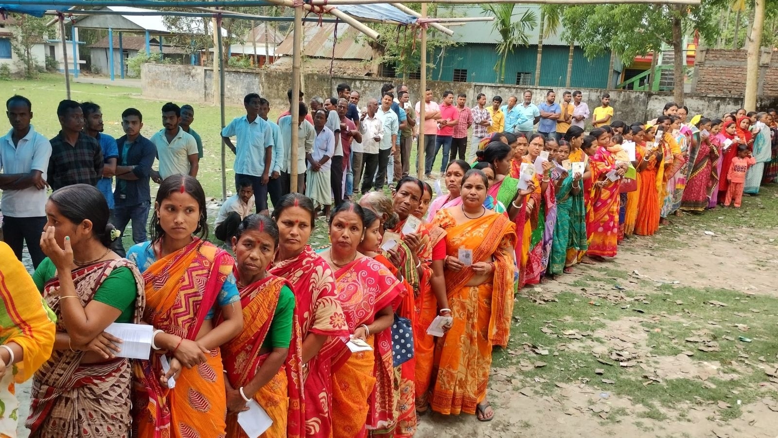 Lok Sabha elections turnout figures are in: Under 4% point dip in first ...