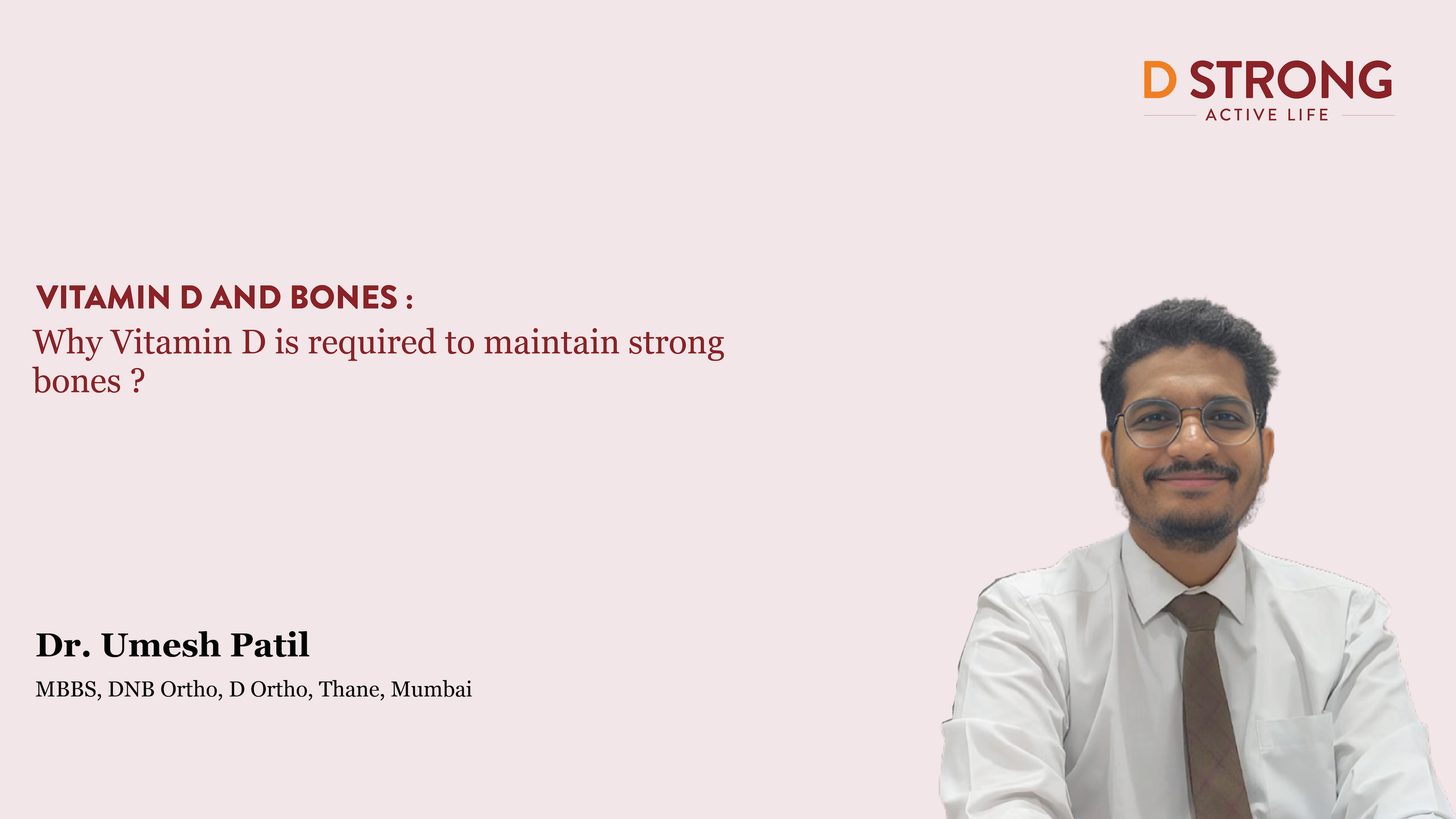 Dr umesh patil addresses the lack of awareness surrounding vitamin d ...