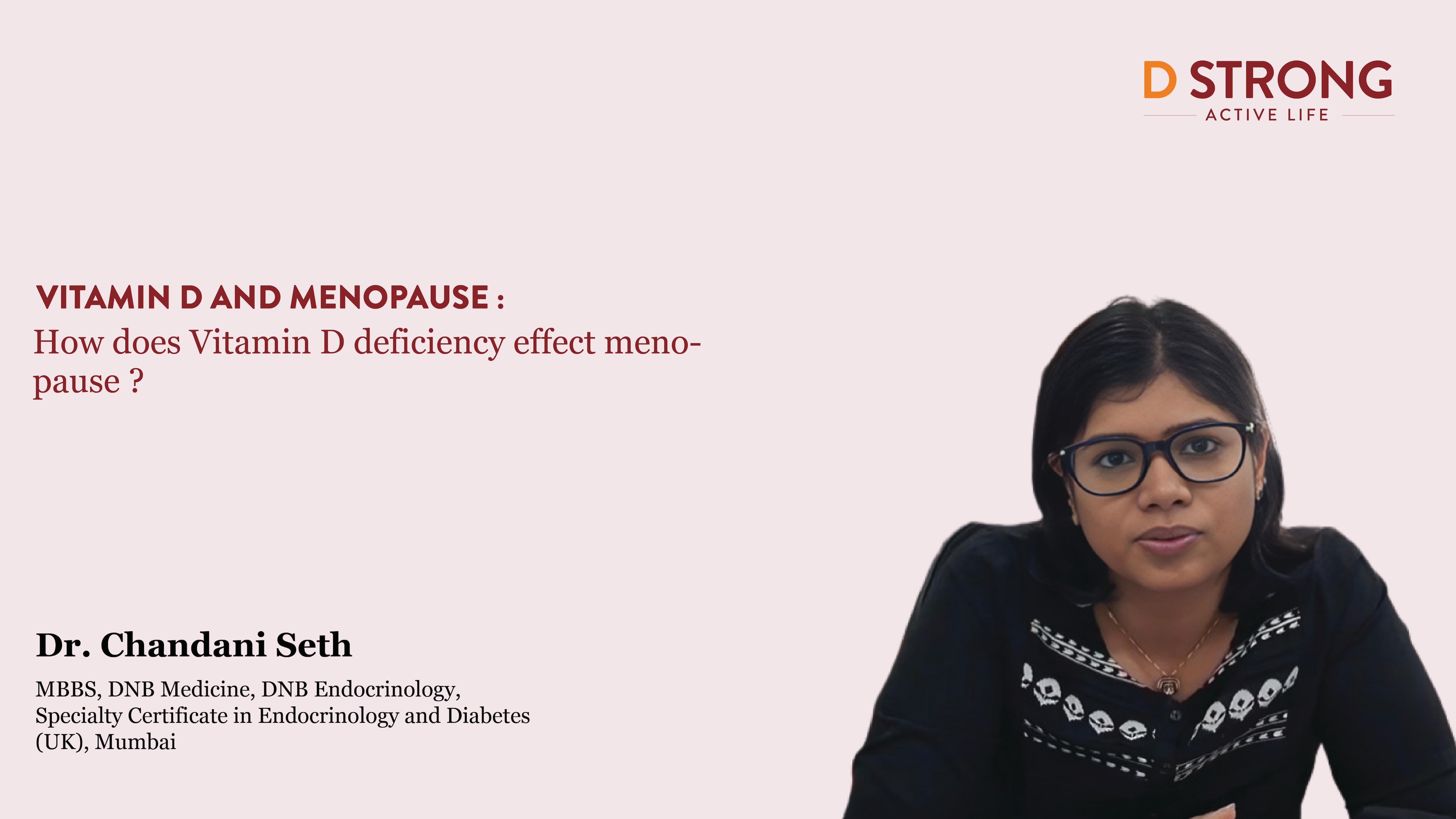 Dr chandani seth addresses the lack of awareness surrounding vitamin d ...