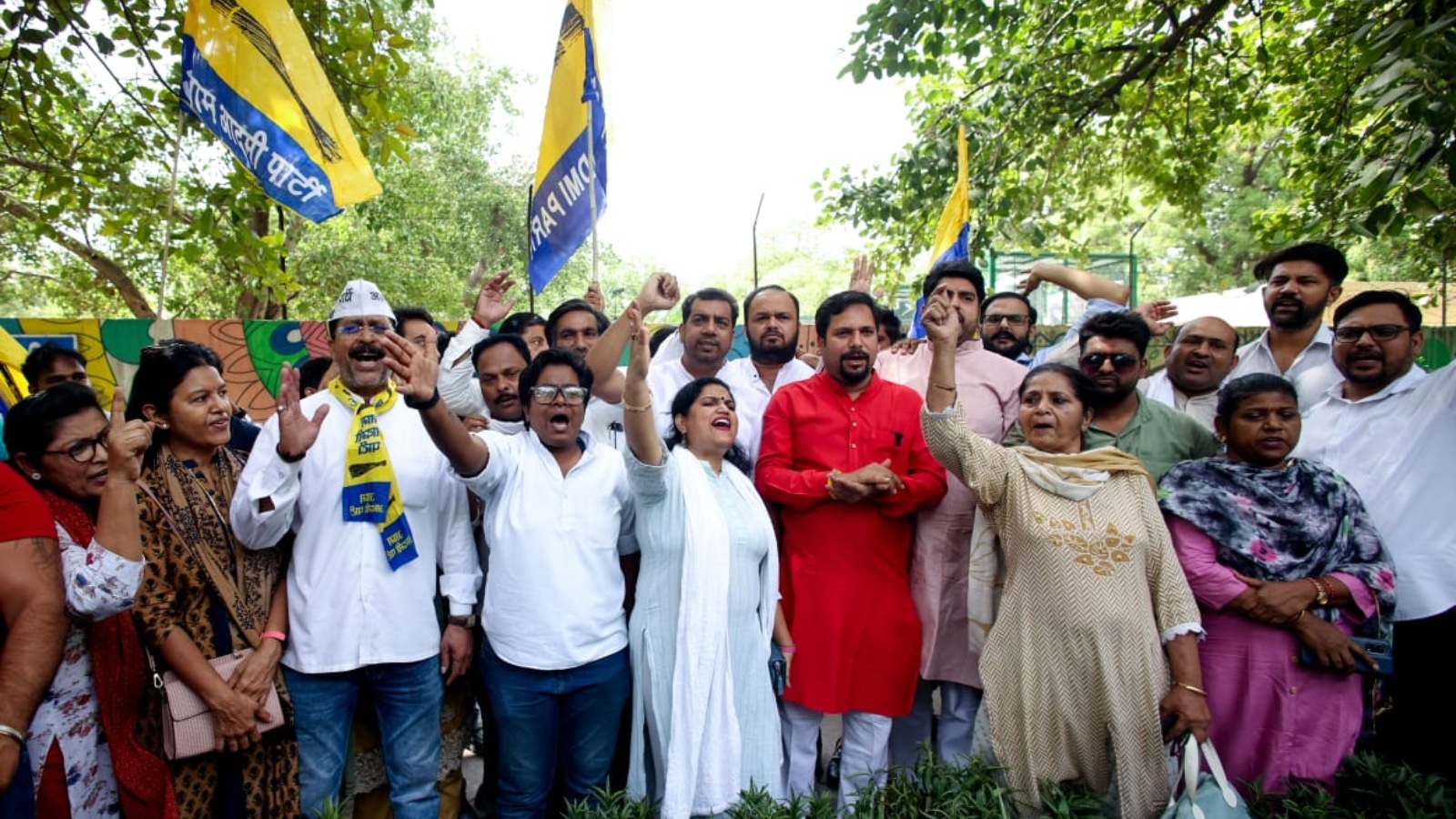 AAP protests NEET-UG irregularities in Mumbai, says it is a ‘multi ...