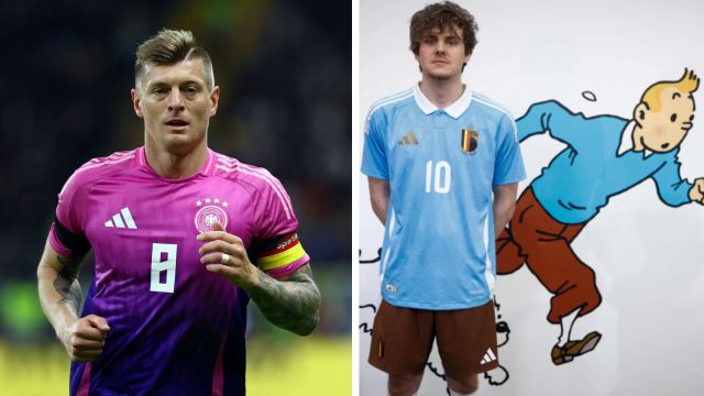 The many colours of Euro 2024 kits: ‘Belgium away, based on the Tintin ...