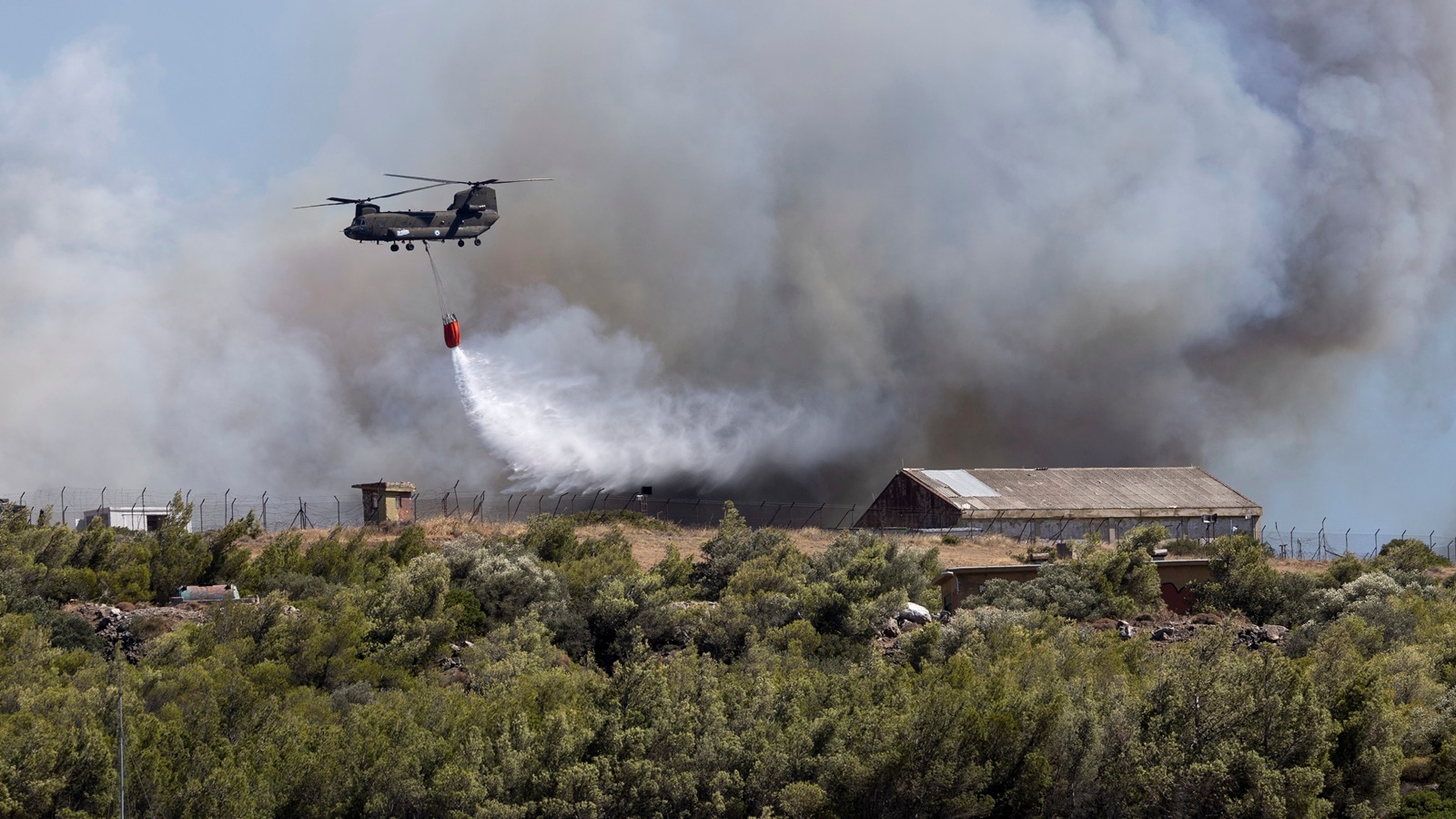Two wildfires are burning near Greece’s capital, fueled by strong winds ...