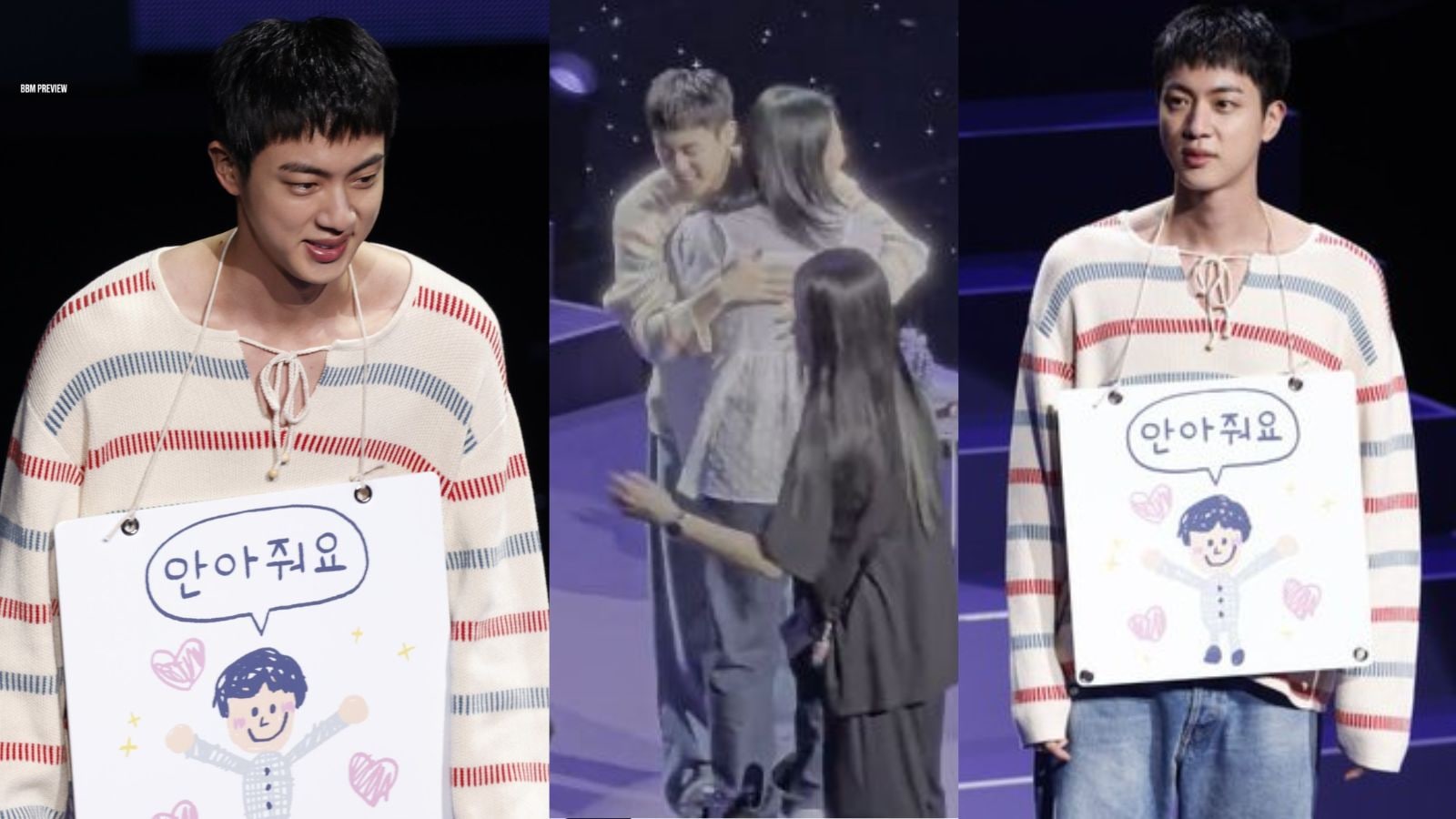 Jin hugs 1000 lucky fans at FESTA event in Seoul. Watch | Music News ...