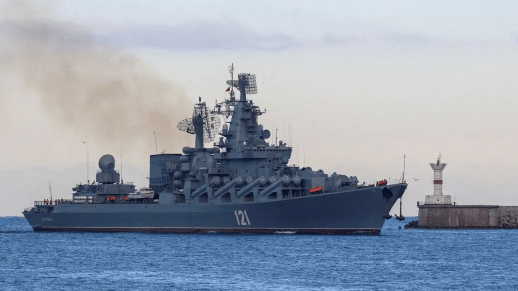 Ukraine, Russian armed group claim arson attack on Moscow warship in ...