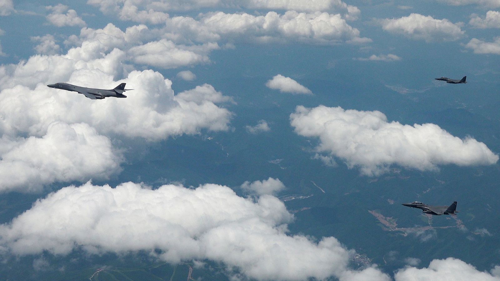 US flies B-1B bomber for first precision bomb drill in 7 years as ...