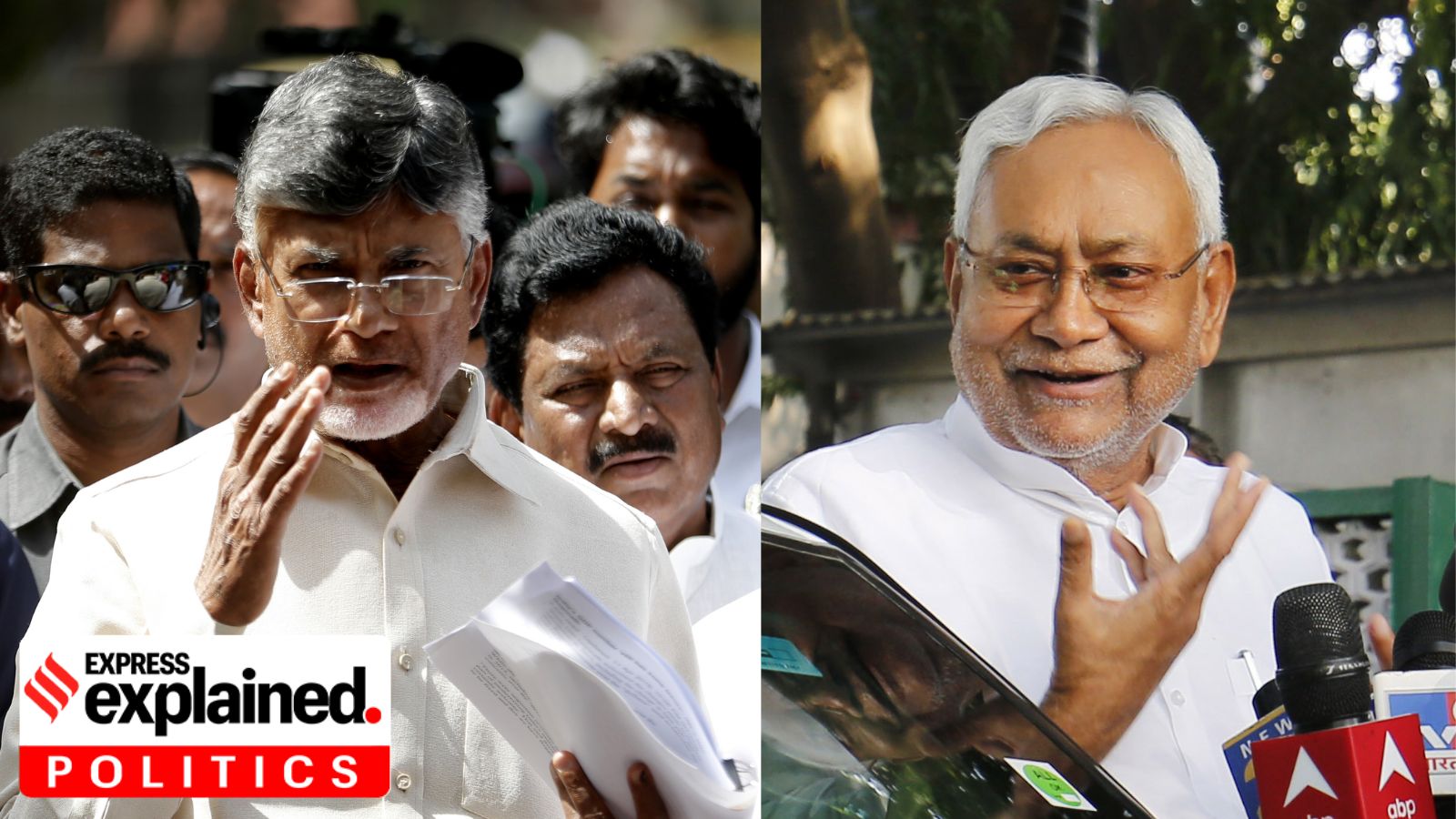 Naidu and Nitish: Men of the Moment as BJP fights to make 272 on its own | Explained News - The ...