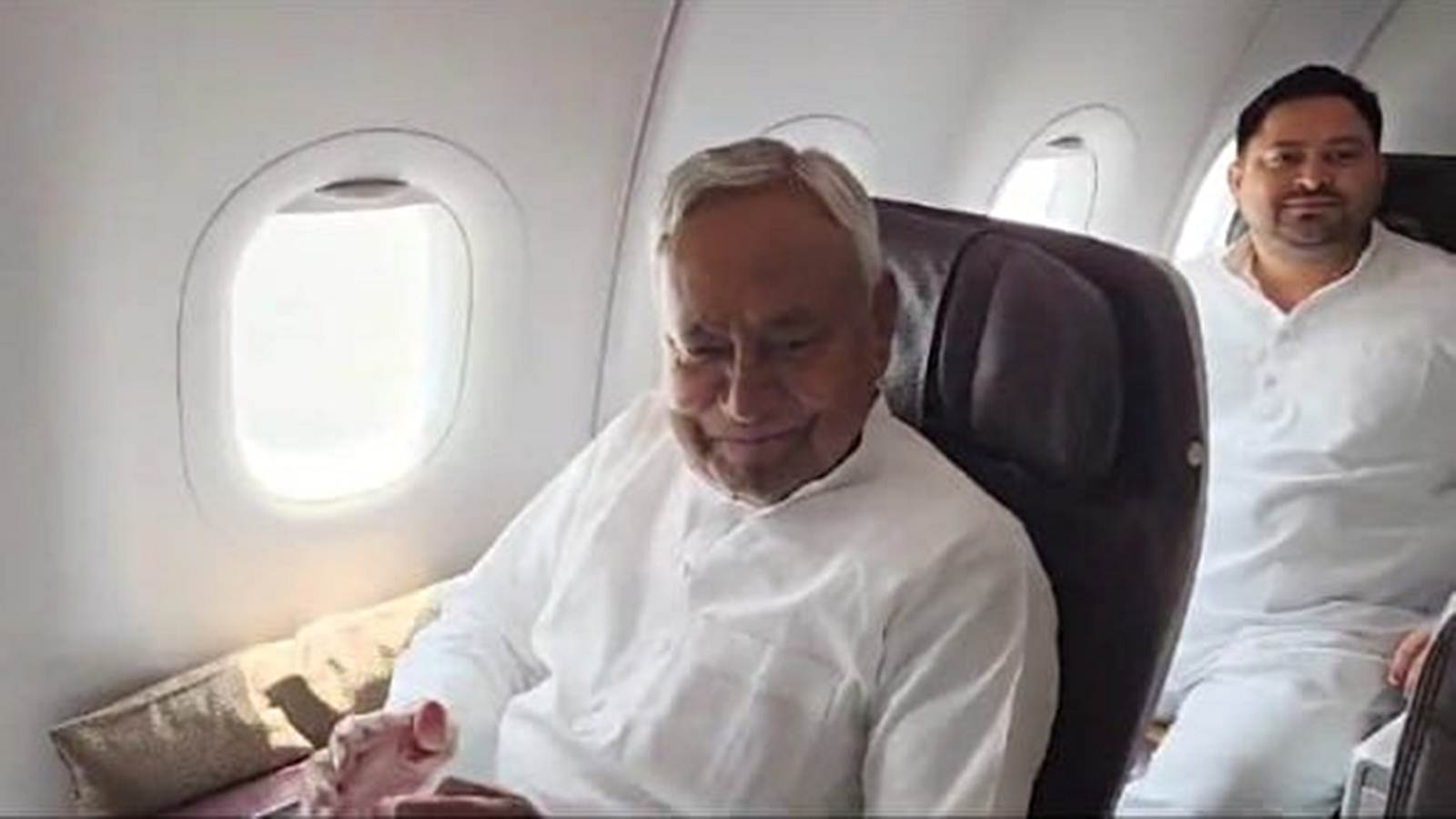 As ‘chacha-bhatija’ Nitish and Tejashwi share flight, JD(U) says ‘just ...