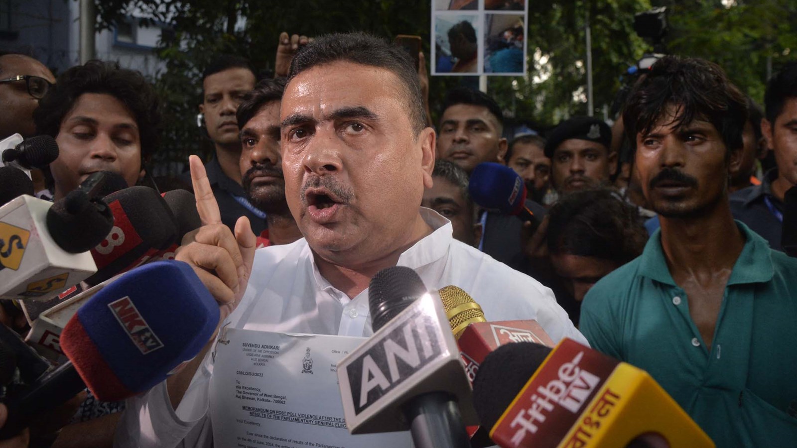 Leader of WB Opposition Suvendu Adhikari ‘allowed’ to stage dharna ...