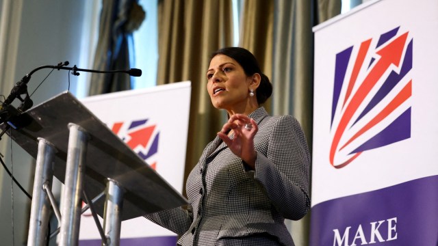 Priti Patel pledges unity in race to replace Rishi Sunak as UK ...