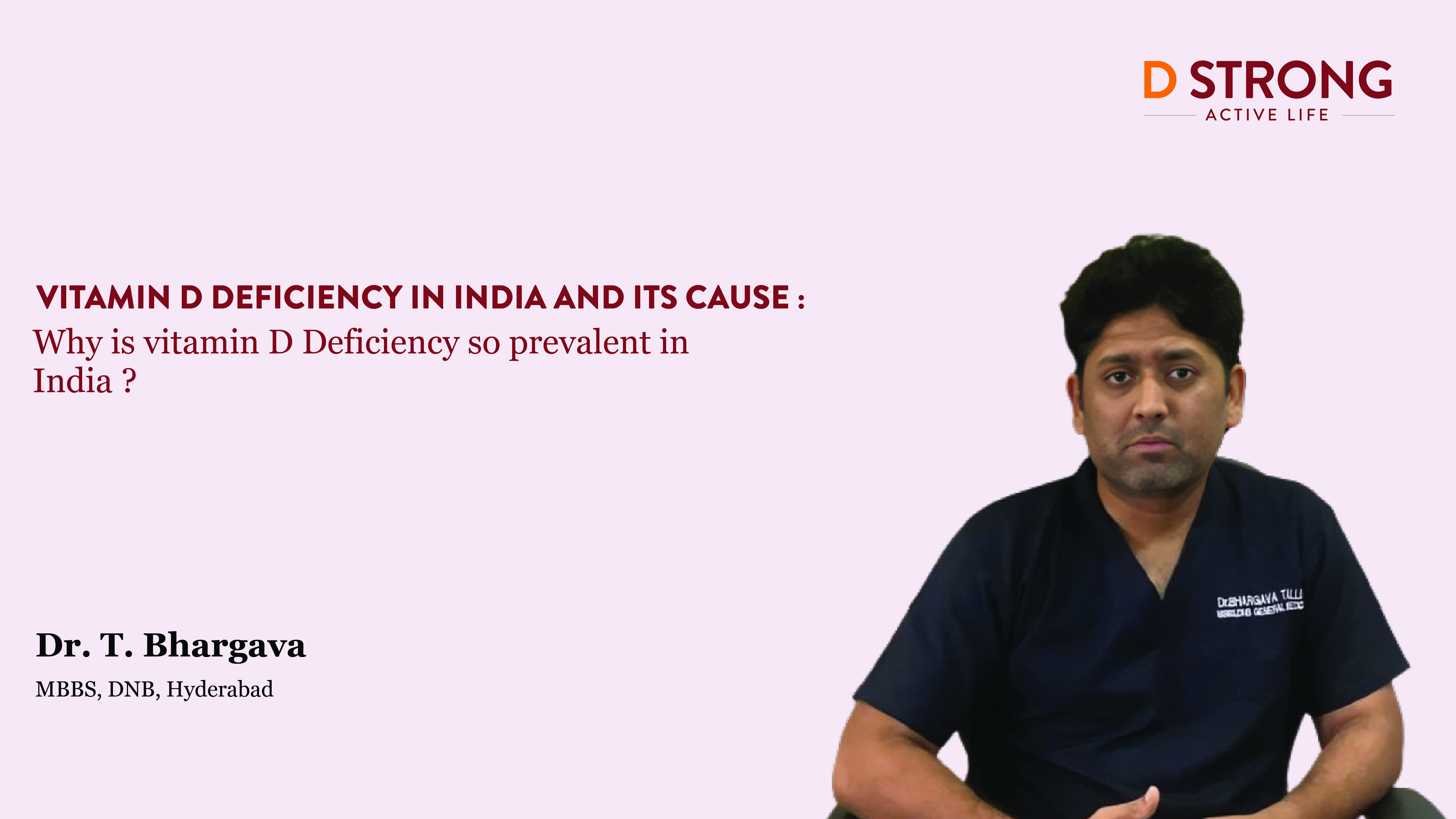 Dr t bhargava addresses the lack of awareness surrounding vitamin d ...