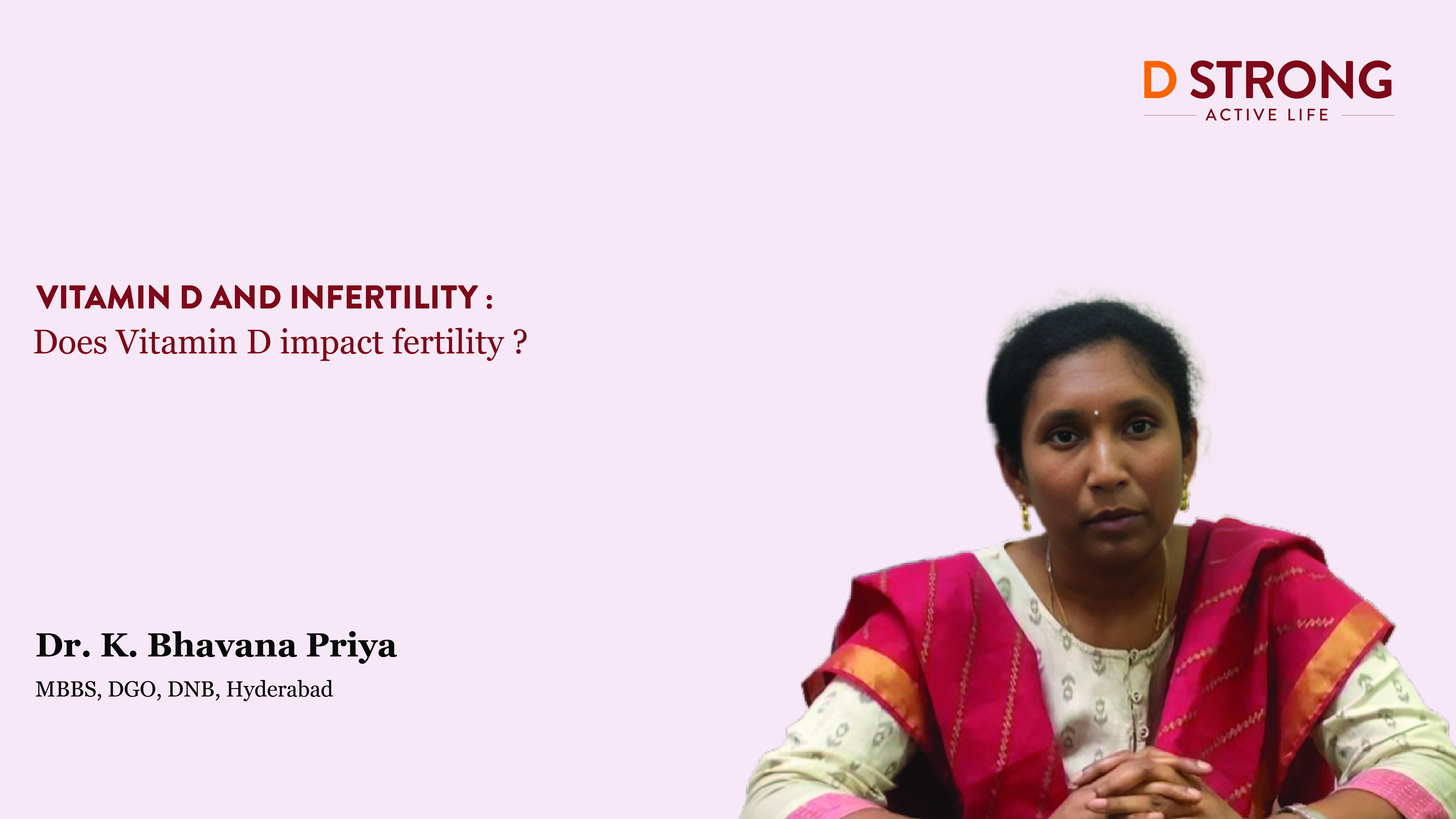 Dr k bhavana priya addresses the lack of awareness surrounding vitamin ...
