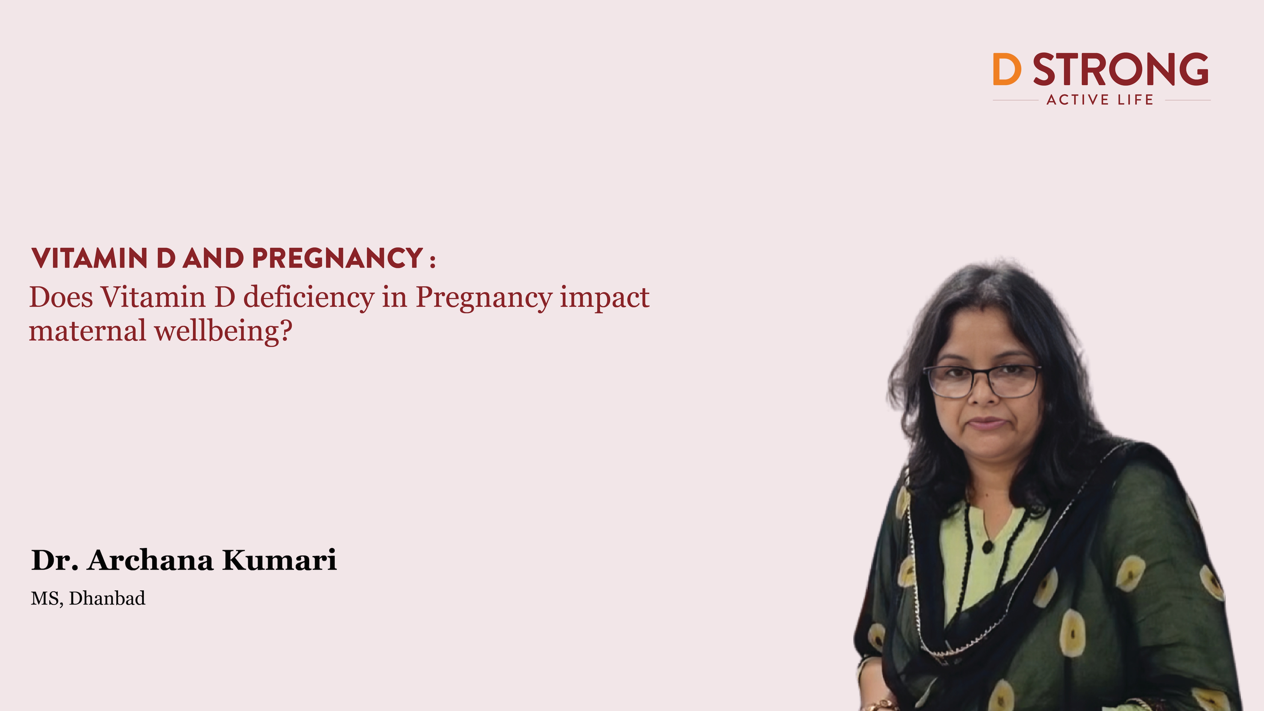 Dr archana kumari addresses the lack of awareness surrounding vitamin d ...