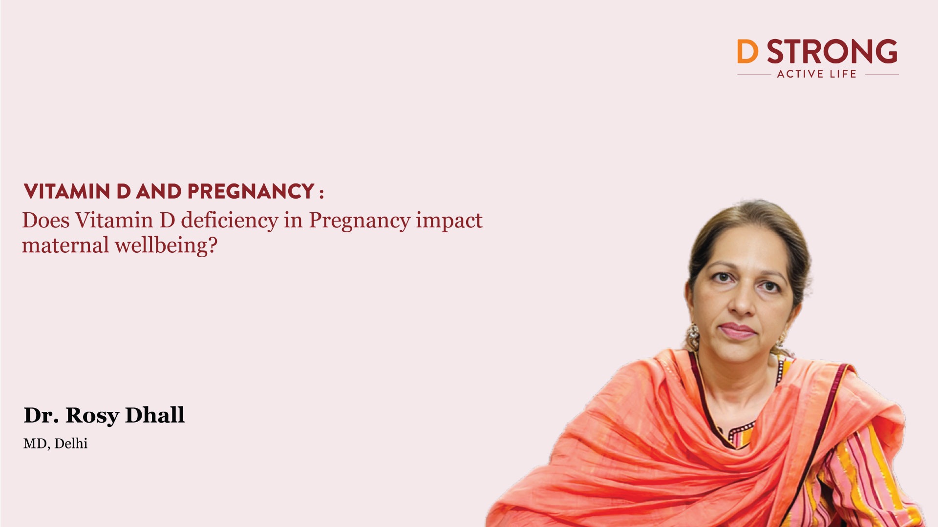 Dr rosy dhall addresses the lack of awareness surrounding vitamin d ...