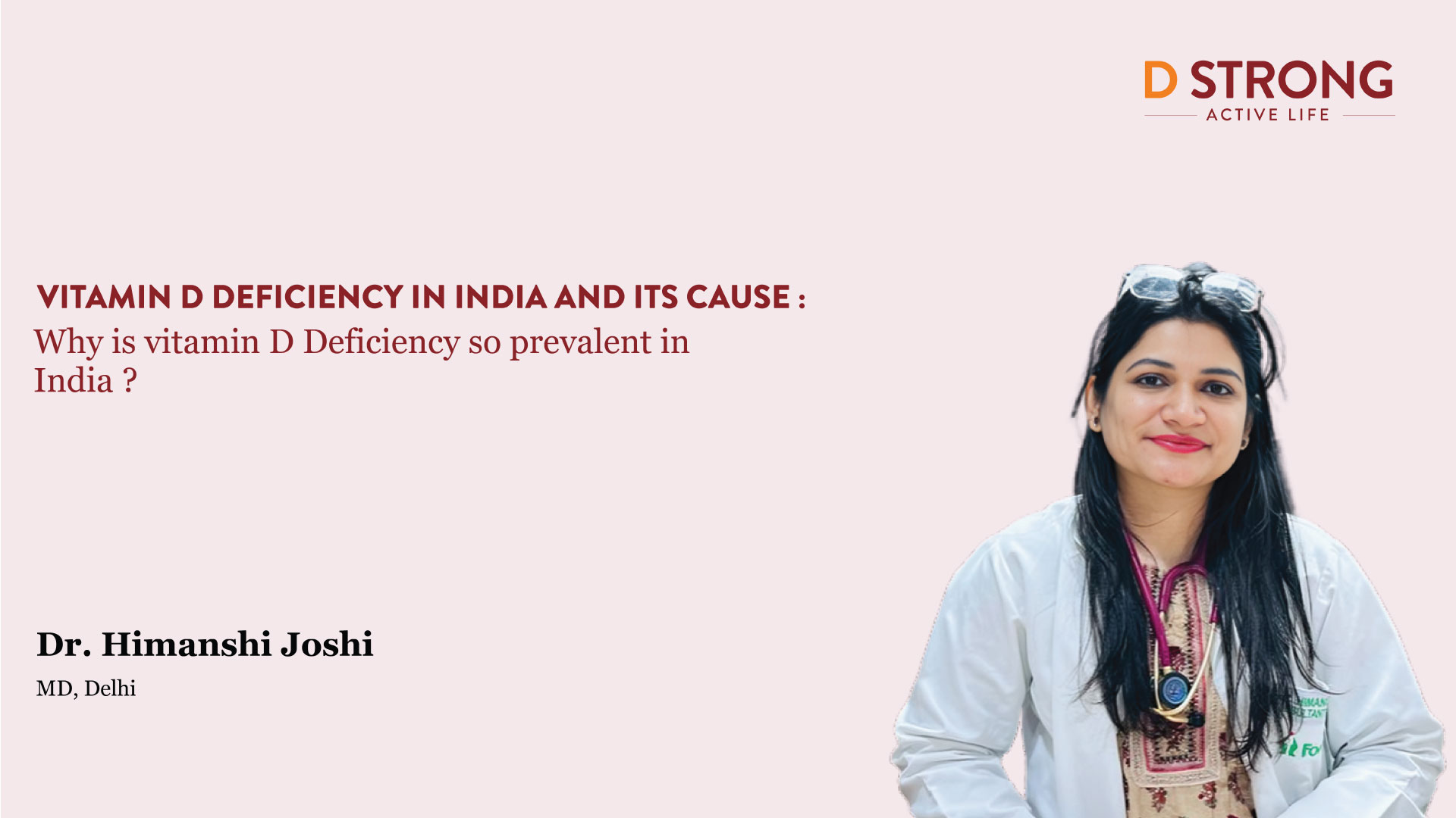Dr himanshi joshi addresses the lack of awareness surrounding vitamin d ... Dr himanshi joshi addresses the lack of awareness surrounding vitamin d ...