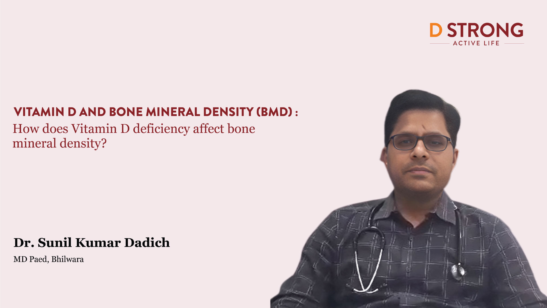 Dr sunil kumar dadich addresses the lack of awareness surrounding vitamin d deficiency 2-The ...