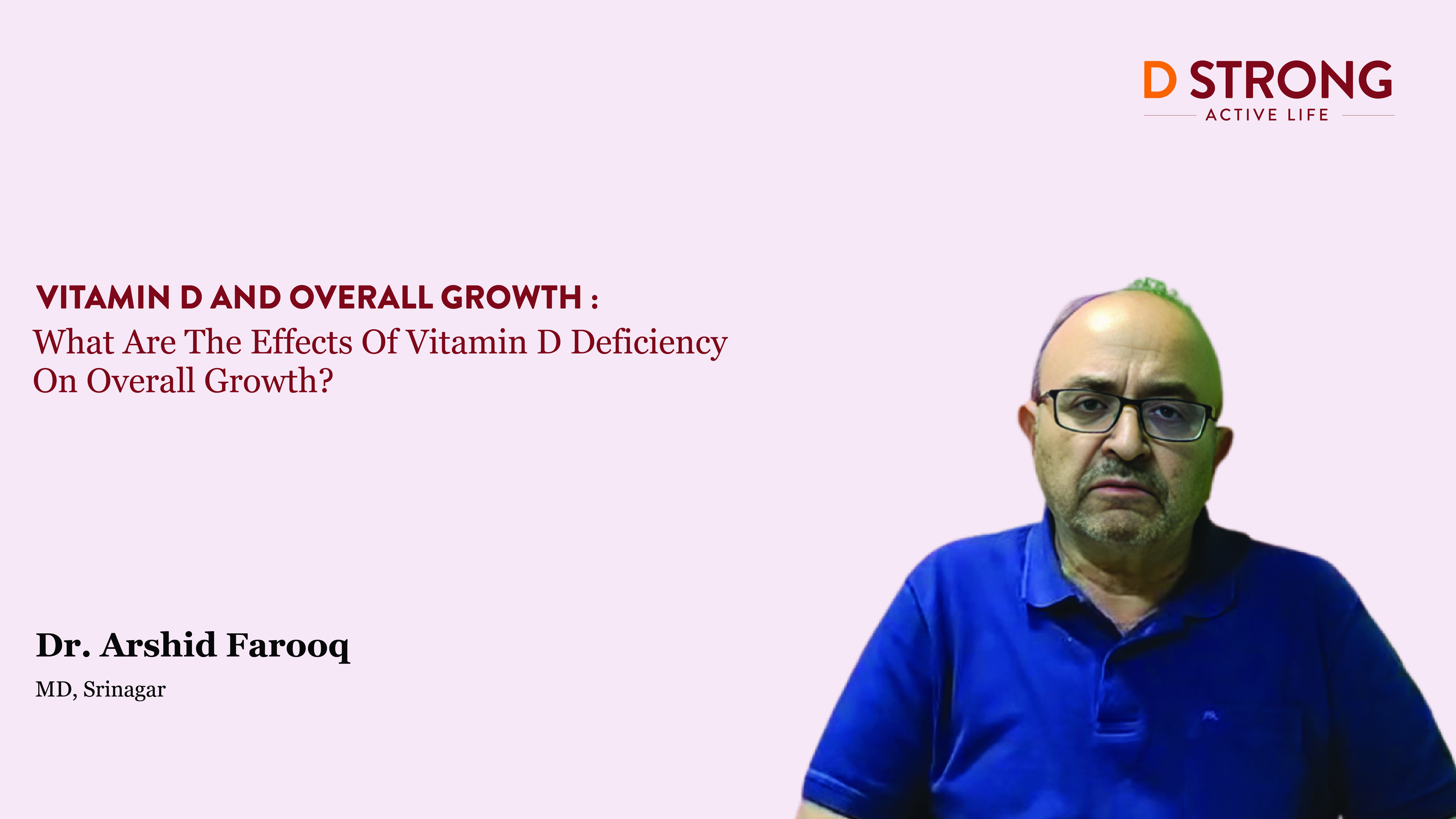 Dr arshid farooq addresses the lack of awareness surrounding vitamin d ...