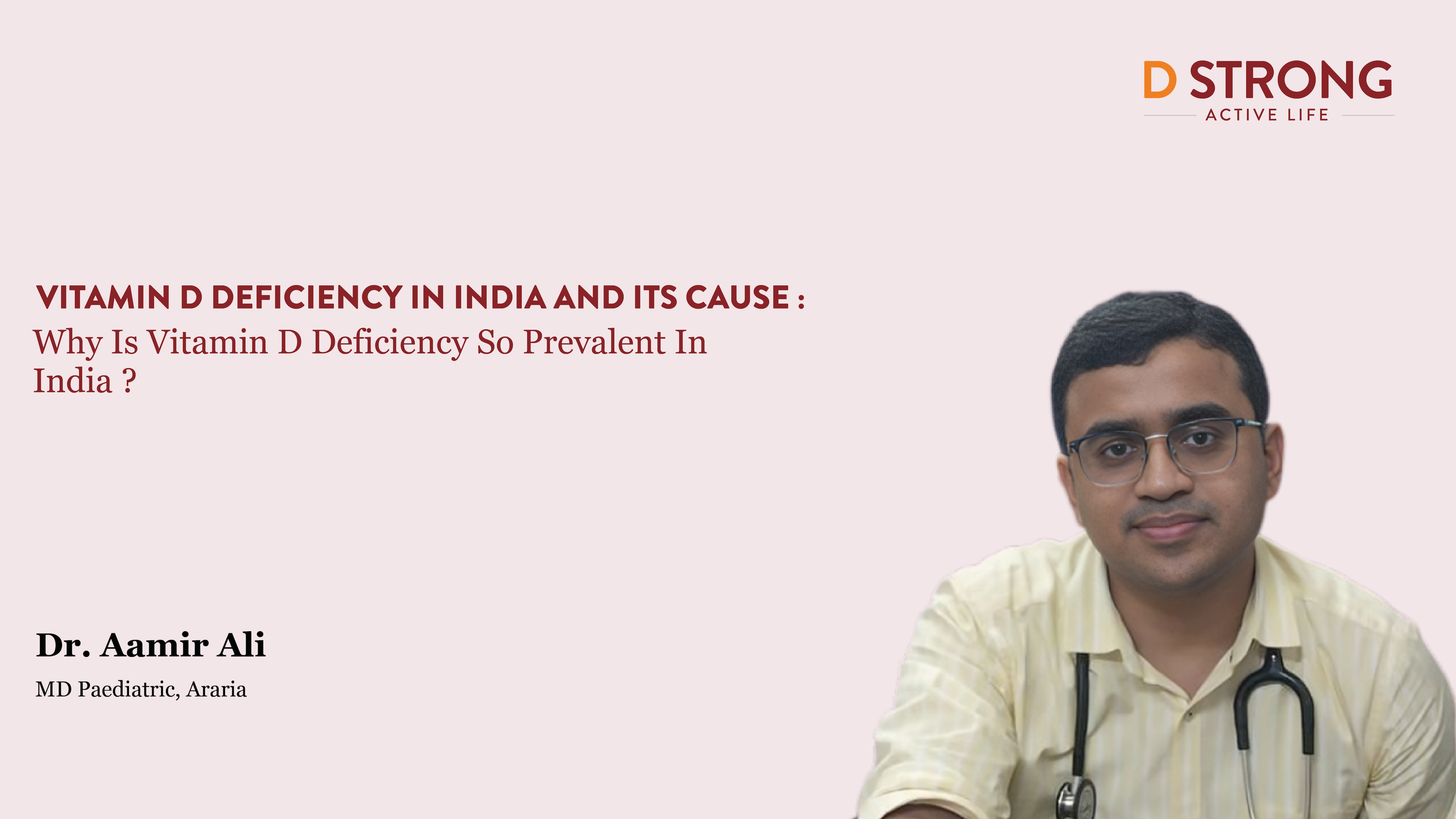 Dr aamir ali addresses the lack of awareness surrounding vitamin d ...