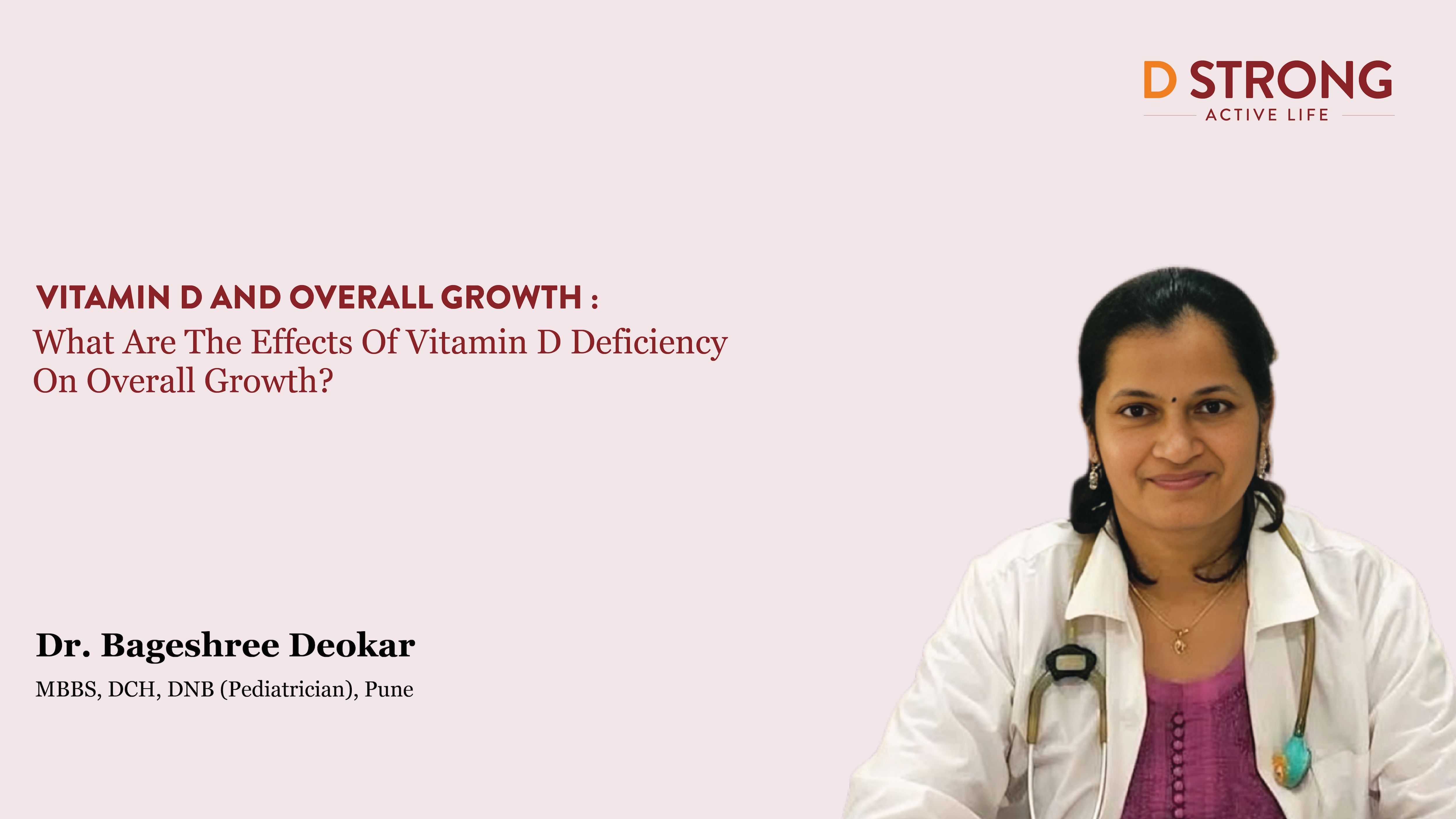 Dr bageshree deokar addresses the lack of awareness surrounding vitamin ...