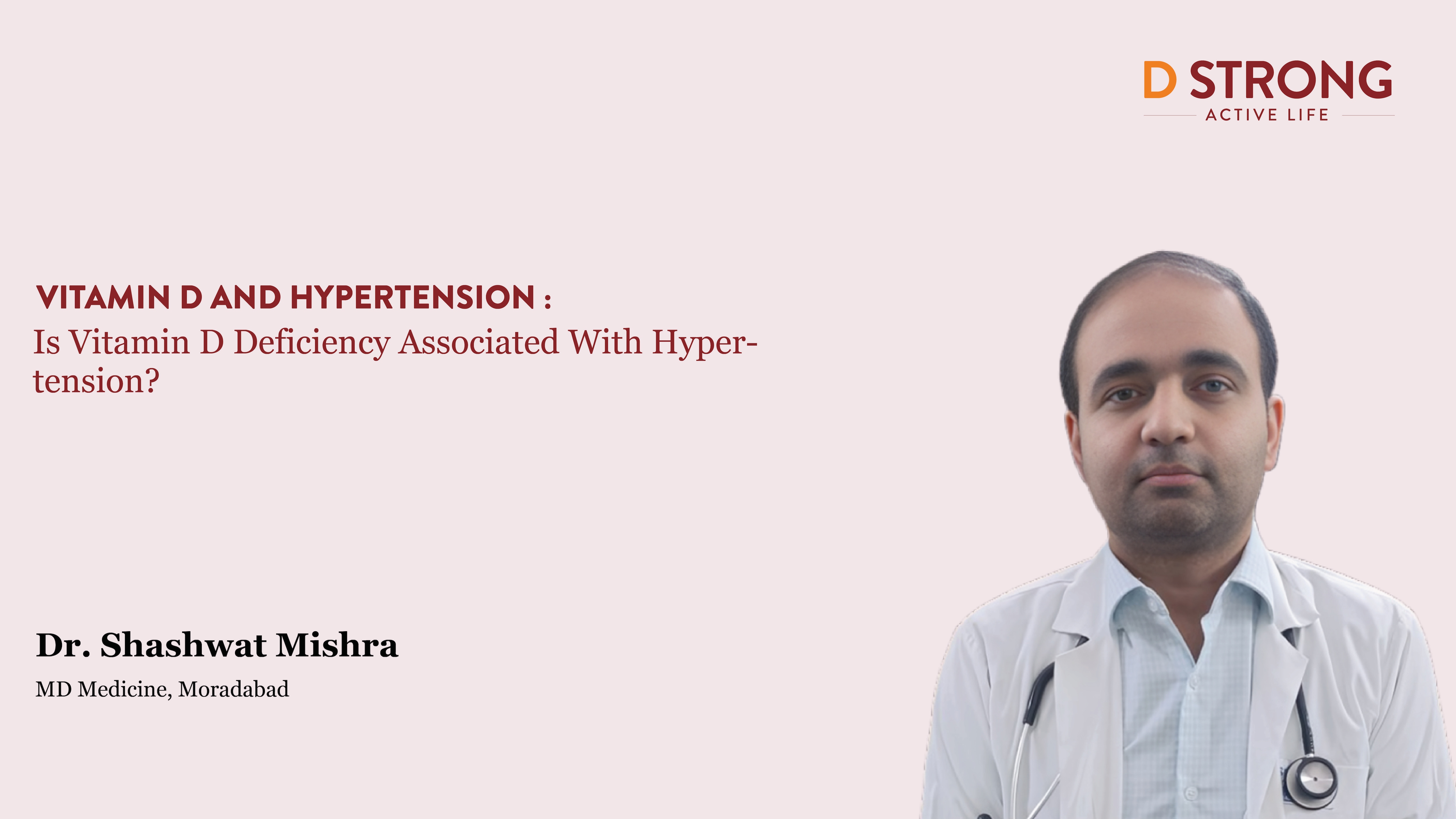 Dr shashwat mishra addresses the lack of awareness surrounding vitamin ... Dr shashwat mishra addresses the lack of awareness surrounding vitamin ...