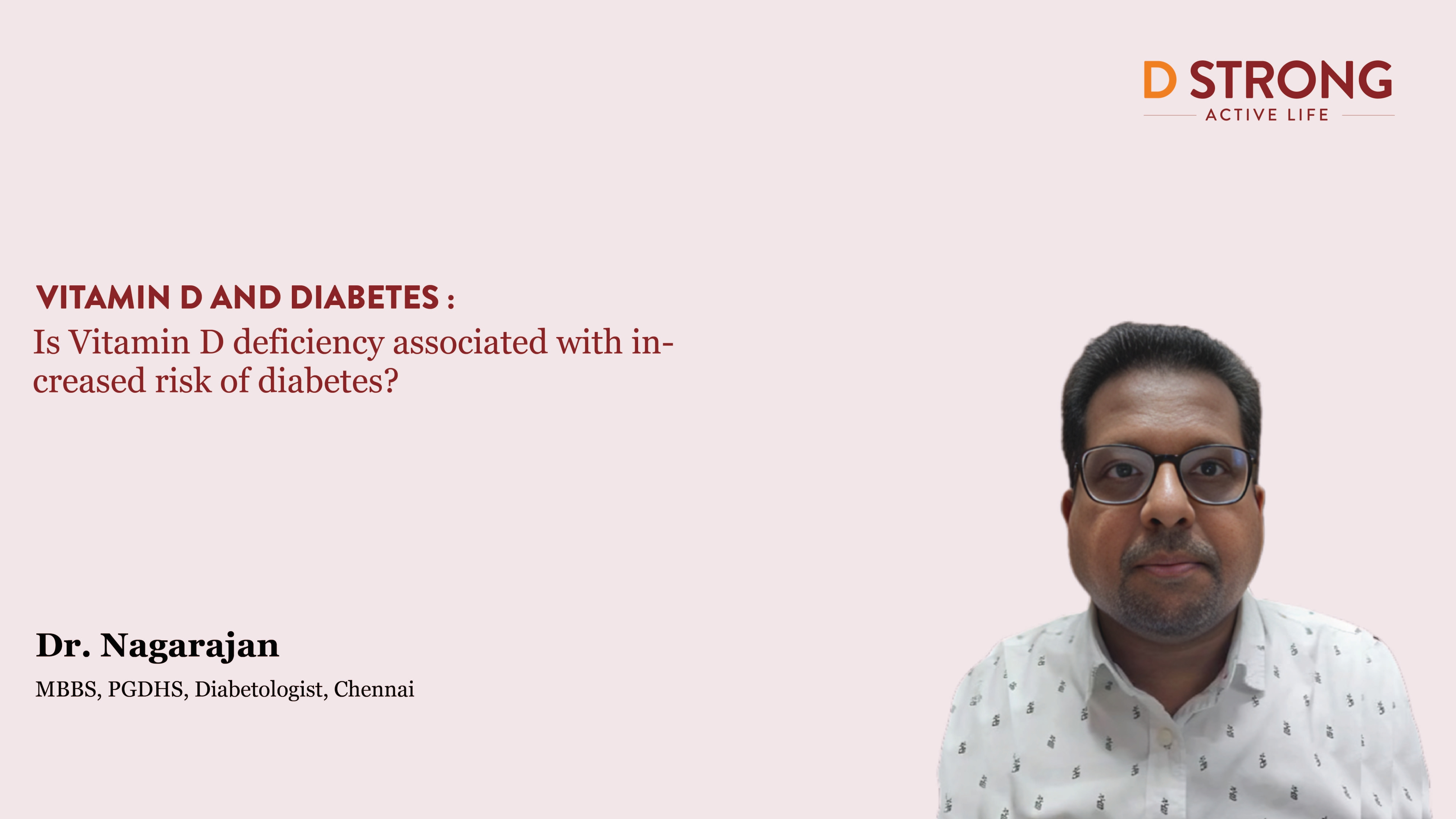 Dr nagarajan addresses the lack of awareness surrounding vitamin d deficiency-The Indian Express