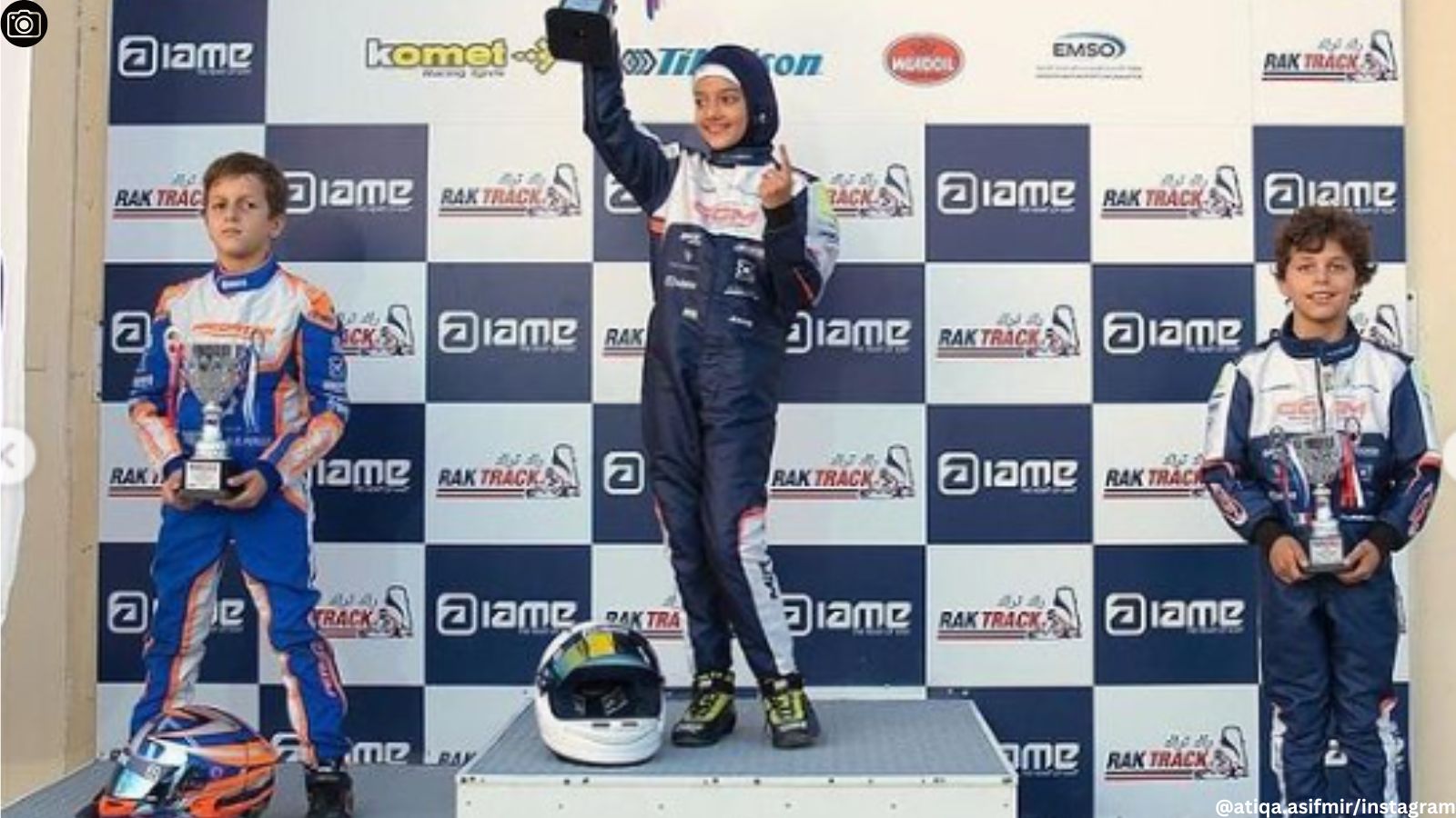 9-year-old from Kashmir becomes first ever female racer to win at Rotax ...