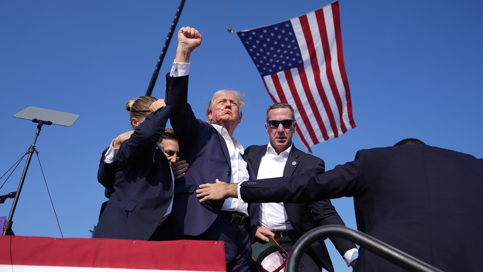 Donald Trump shot at during rally; suspected shooter and one attendee ...