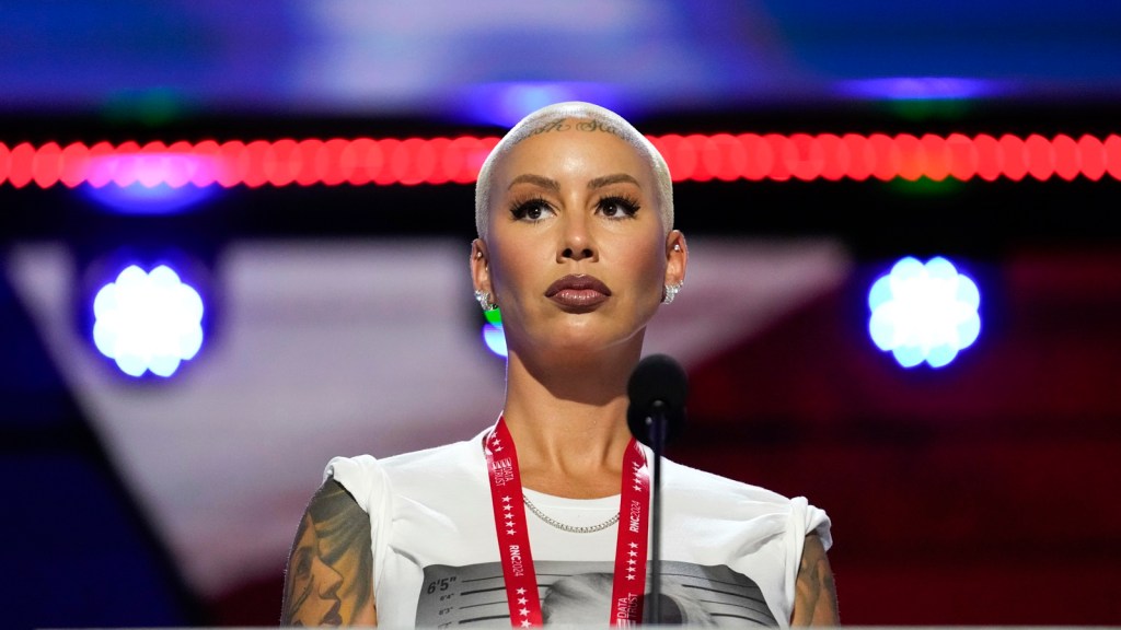 Amber Rose endorses Trump at Republican Convention, says ‘Media lied ...
