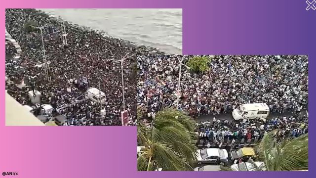 WATCH: Sea of fans assembled to celebrate India’s T20 World Cup win at ...