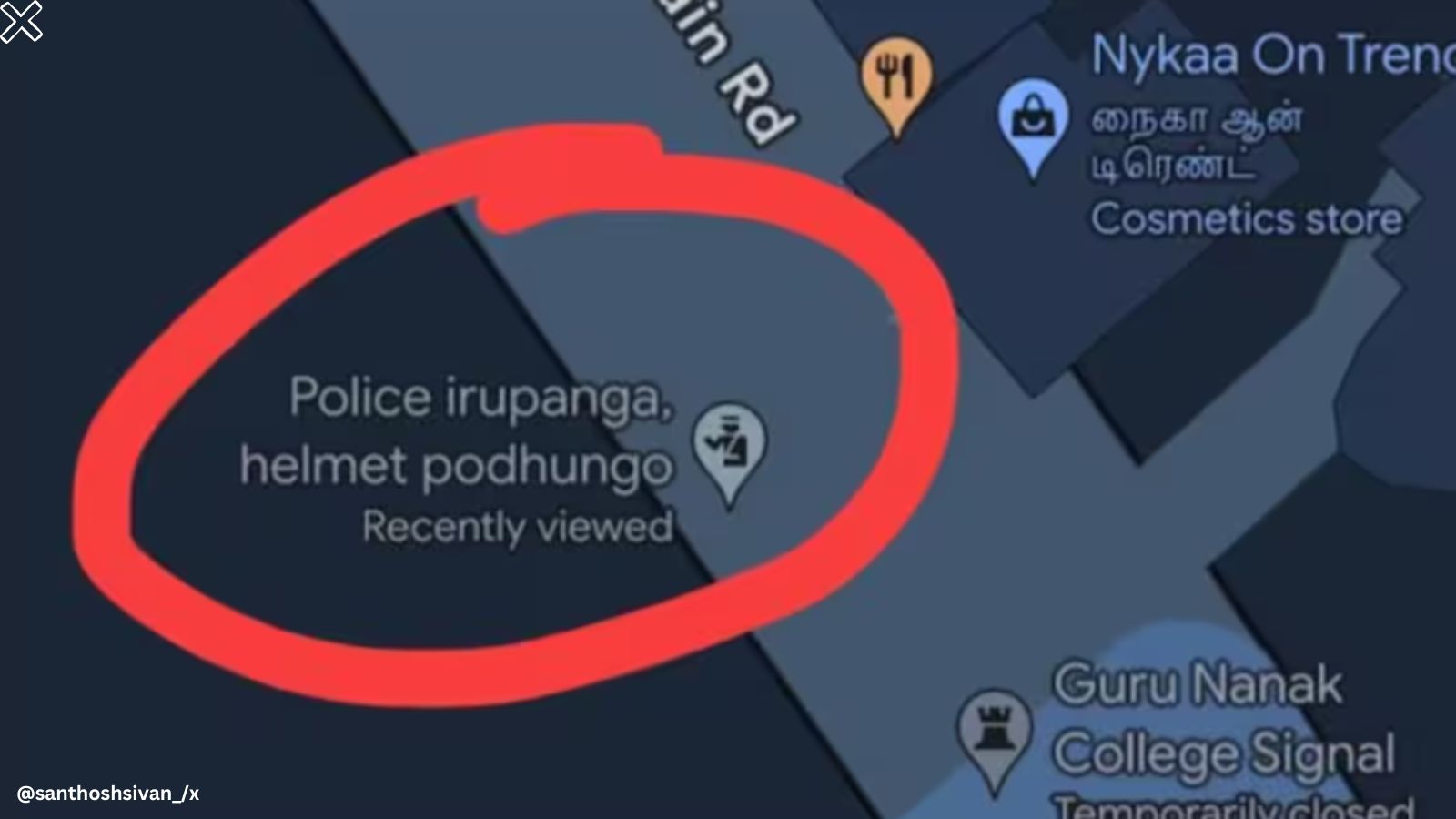 ‘Police are there, wear a helmet’: Google Map alerts users with warning ...