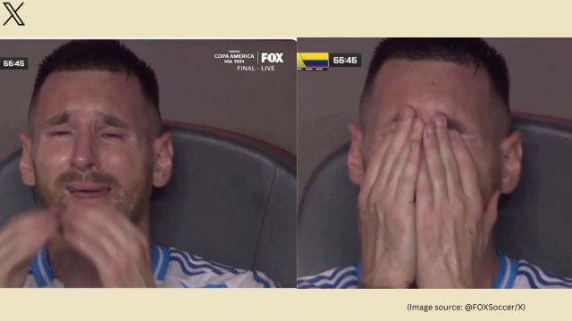 Copa America final: Lionel Messi breaks into tears after being ...