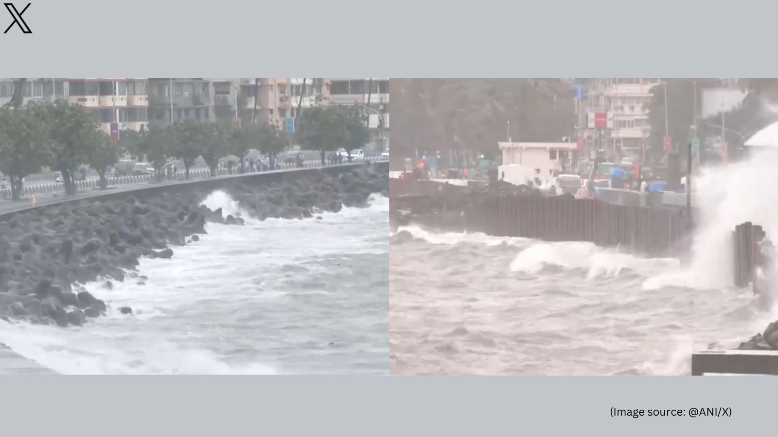 Mumbai rain: Scary video of high tides near Marine Drive goes viral ...